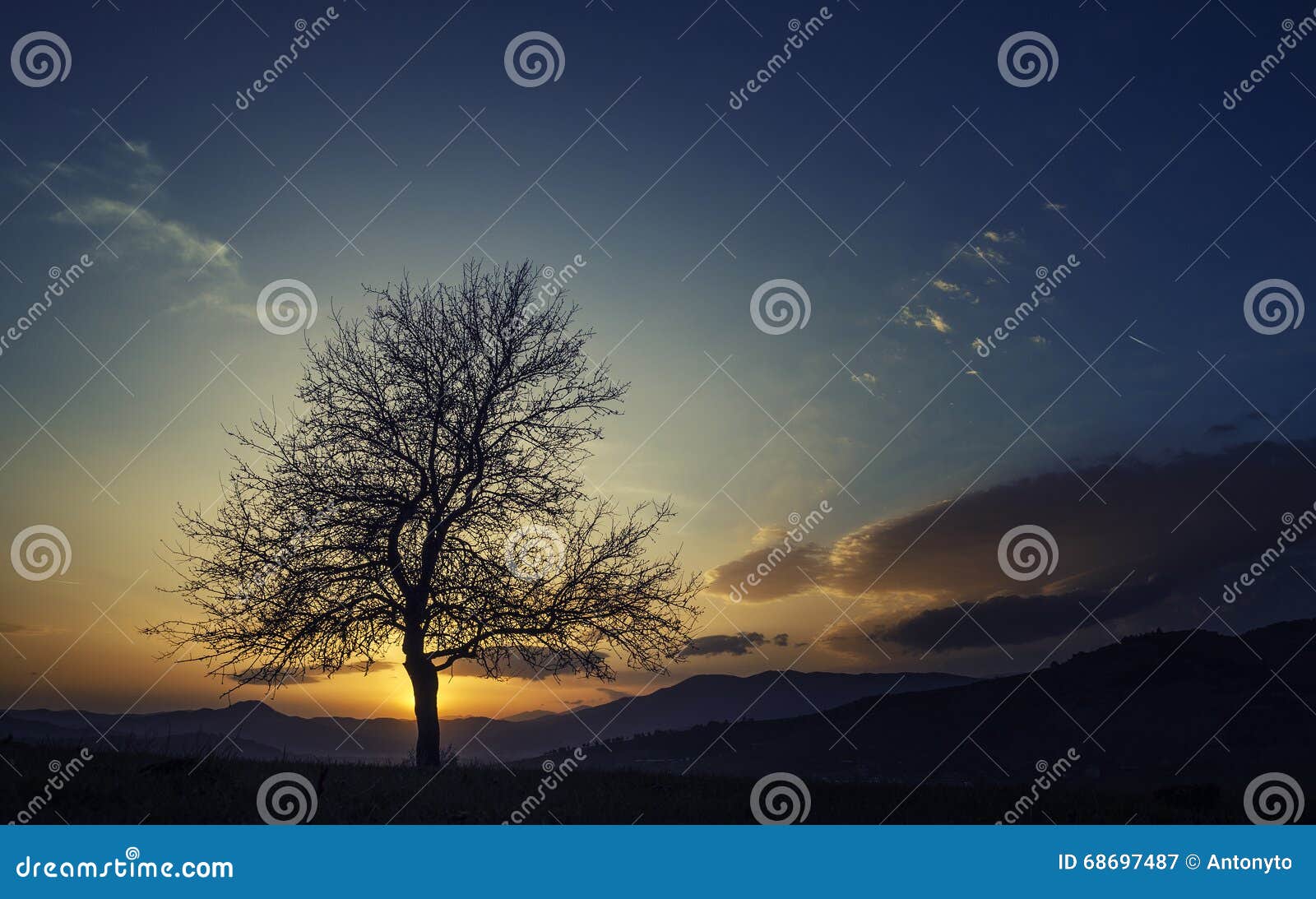 Magic Sunset stock image. Image of ireland, bright, blue - 68697487