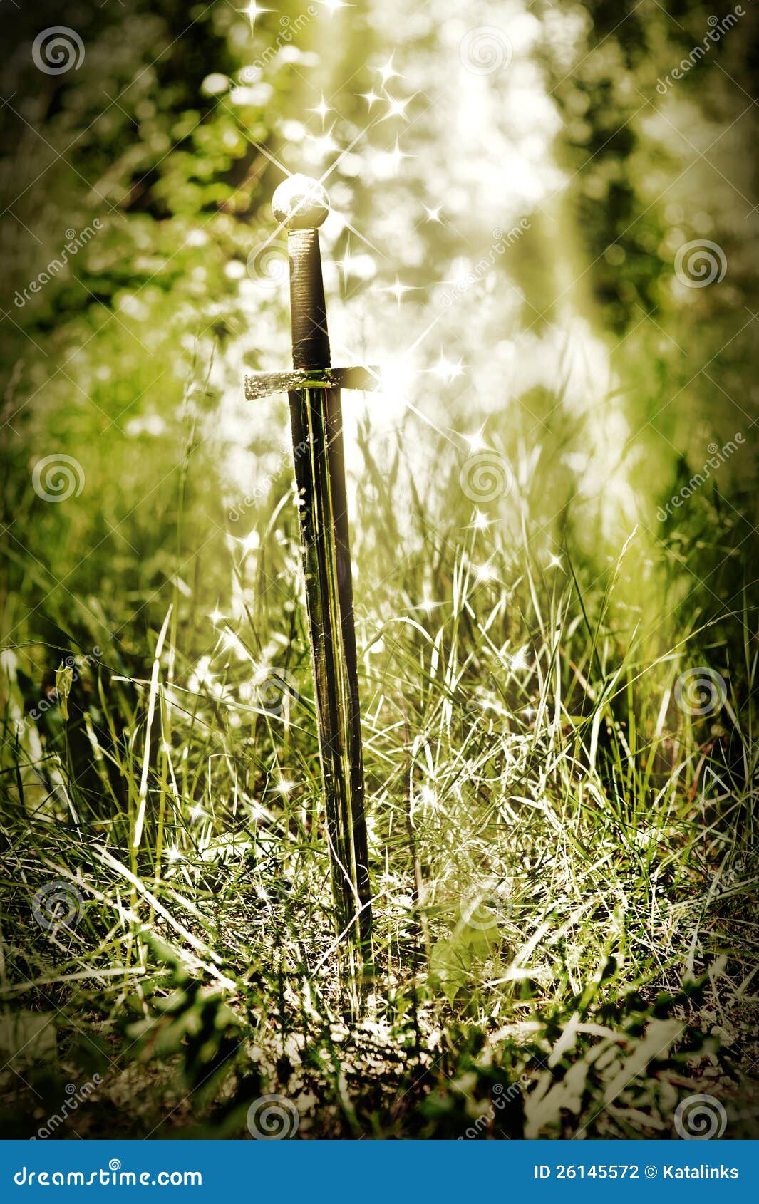 Magic sword stock photo. Image of metal, religion, light - 26145572