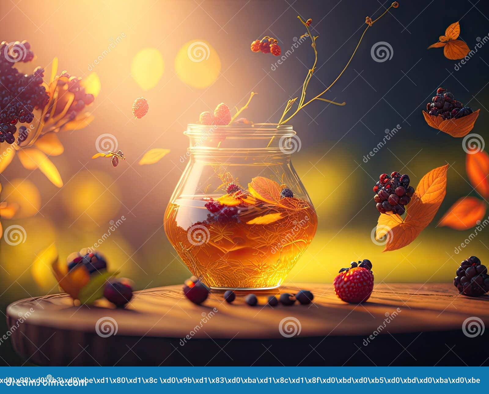 Magic Tea Concept Levitating Effect Flying. Ai Generative Stock ...