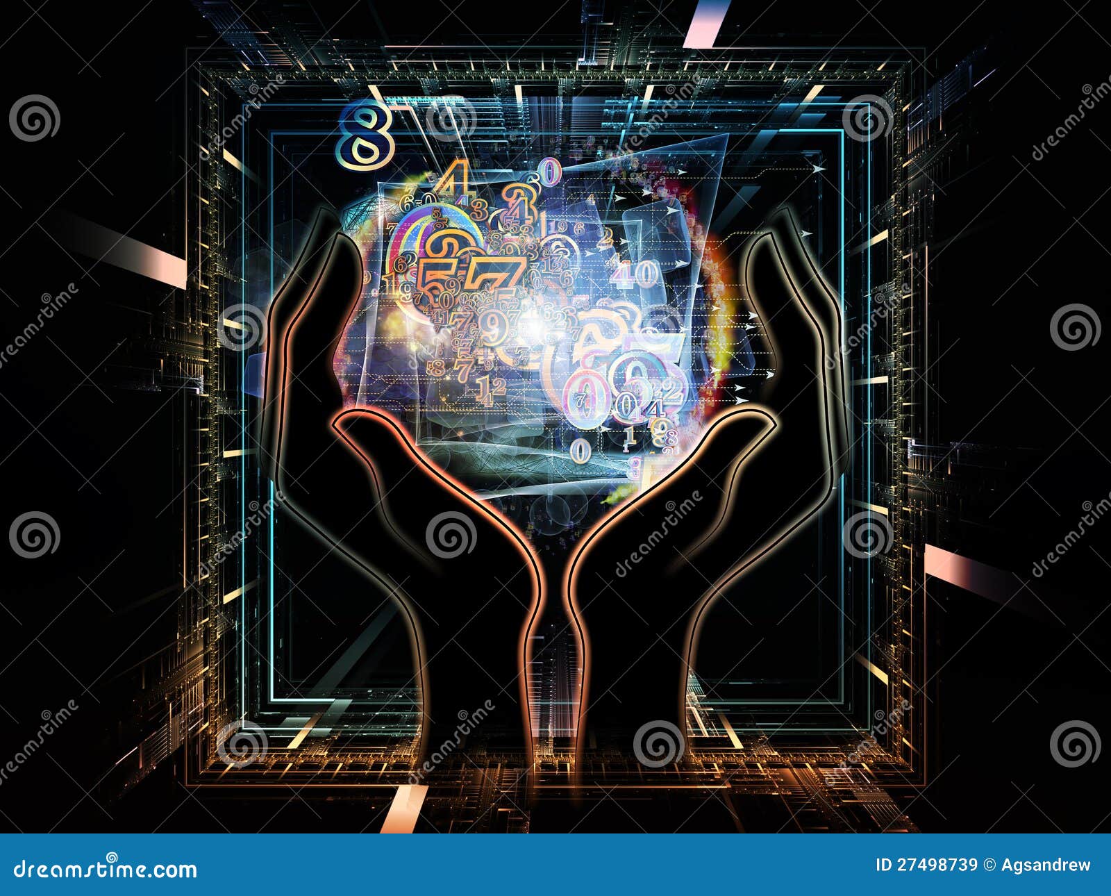 Magic of Technology stock illustration. Illustration of knowledge ...