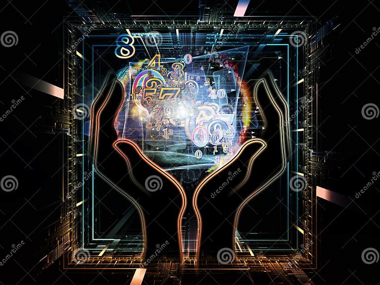 Magic of Technology stock illustration. Illustration of knowledge ...