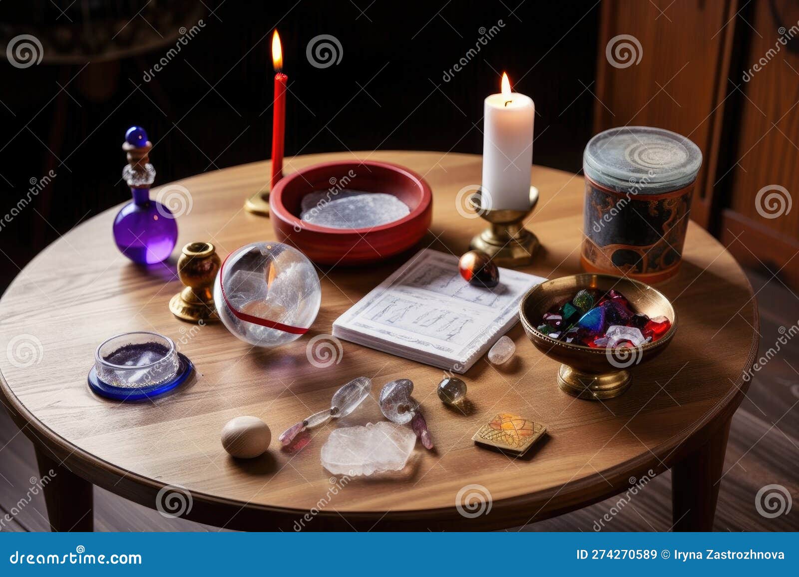 Magic Things on the Table, Mystical Attributes. Secret of the Future ...