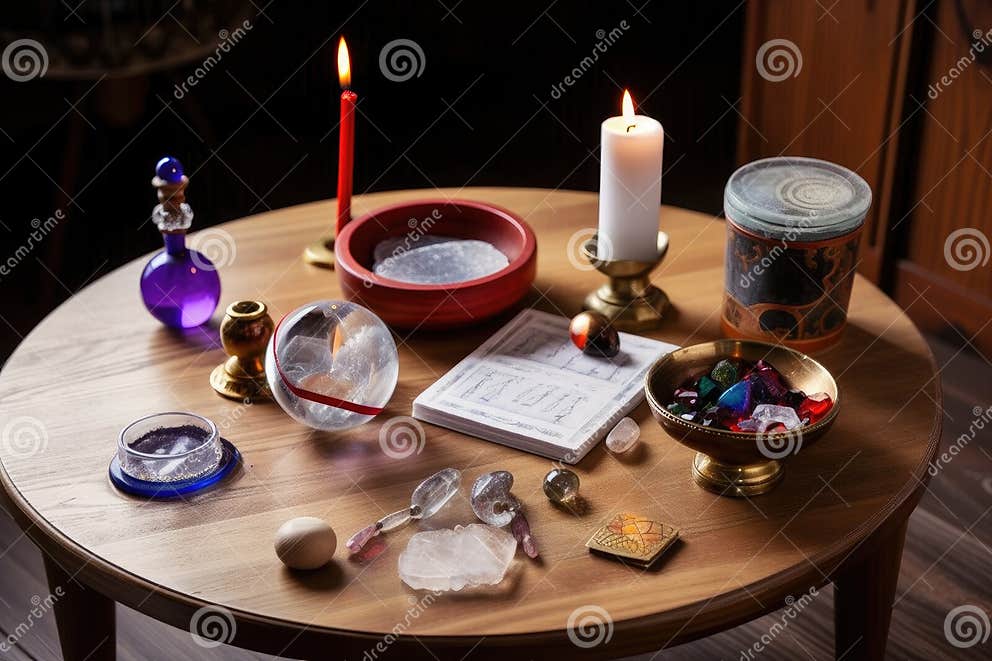 Magic Things on the Table, Mystical Attributes. Secret of the Future ...