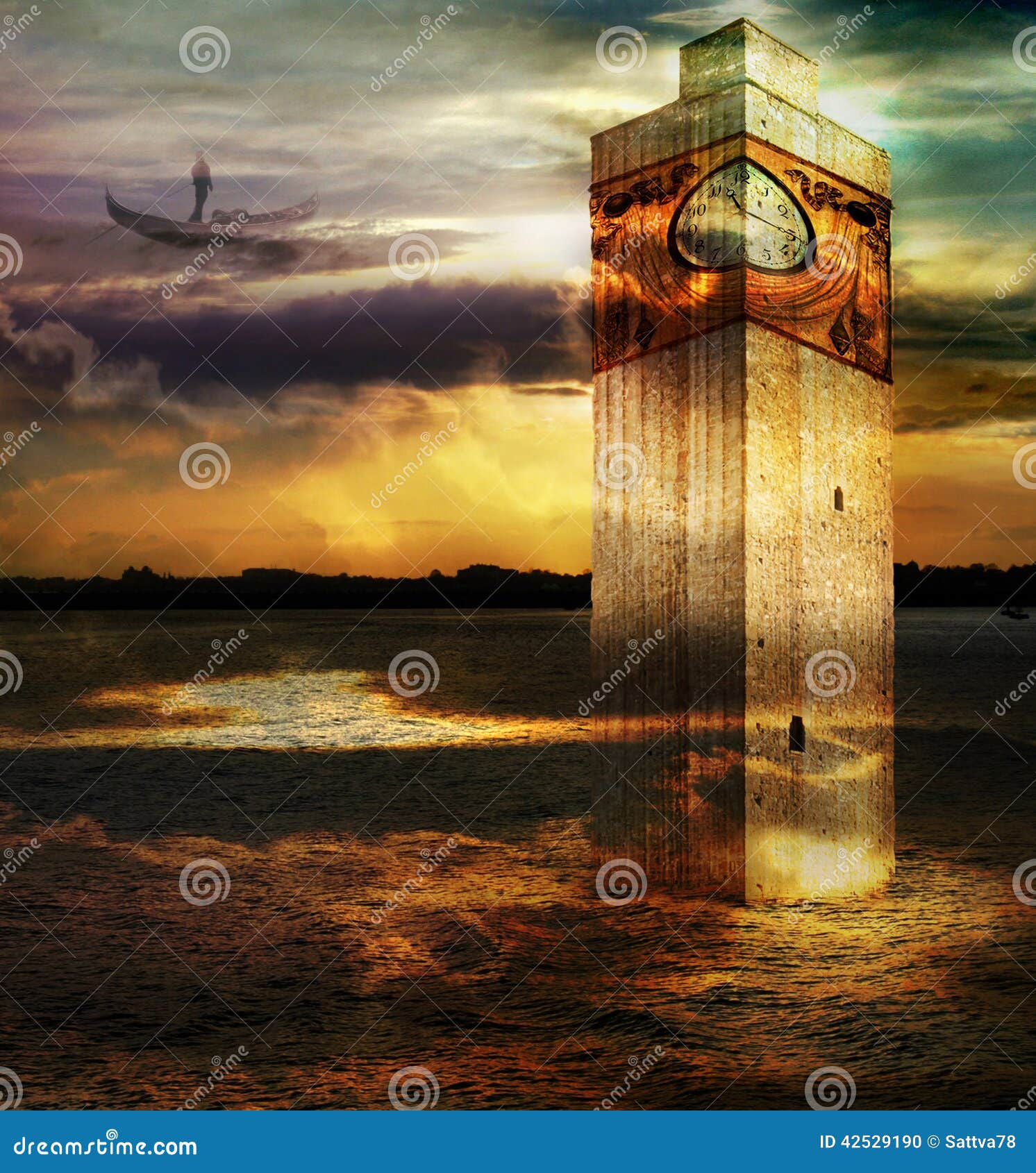 Magic tower stock photo. Image of surreal, world, tower - 42529190