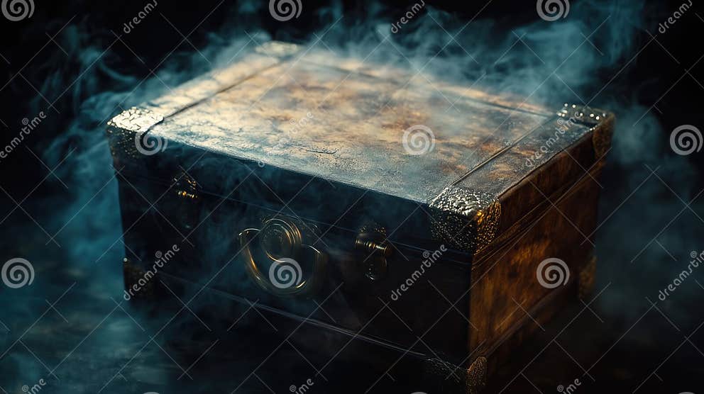Magic treasure box stock image. Image of glow, connection - 330271901