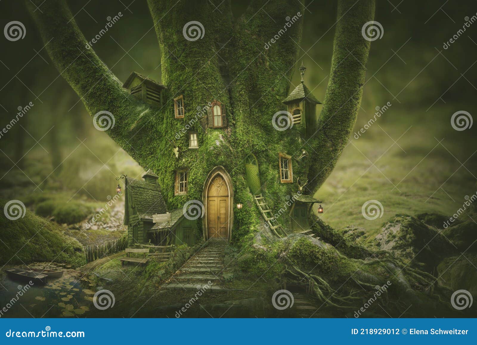 Magic Tree Stock Photo | CartoonDealer.com #44723904