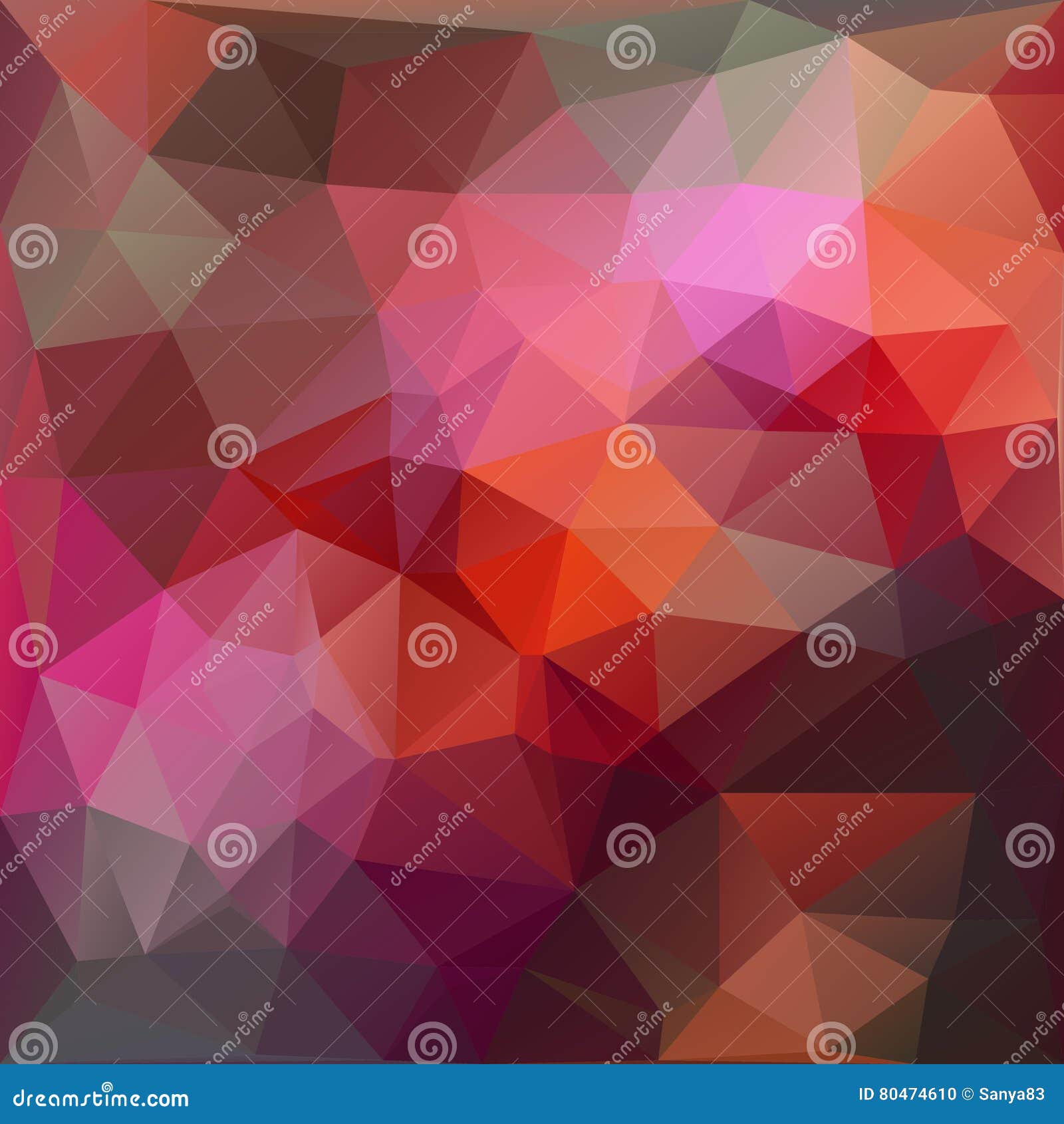 Magic Triangle Abstract Background. Stock Vector - Illustration of ...