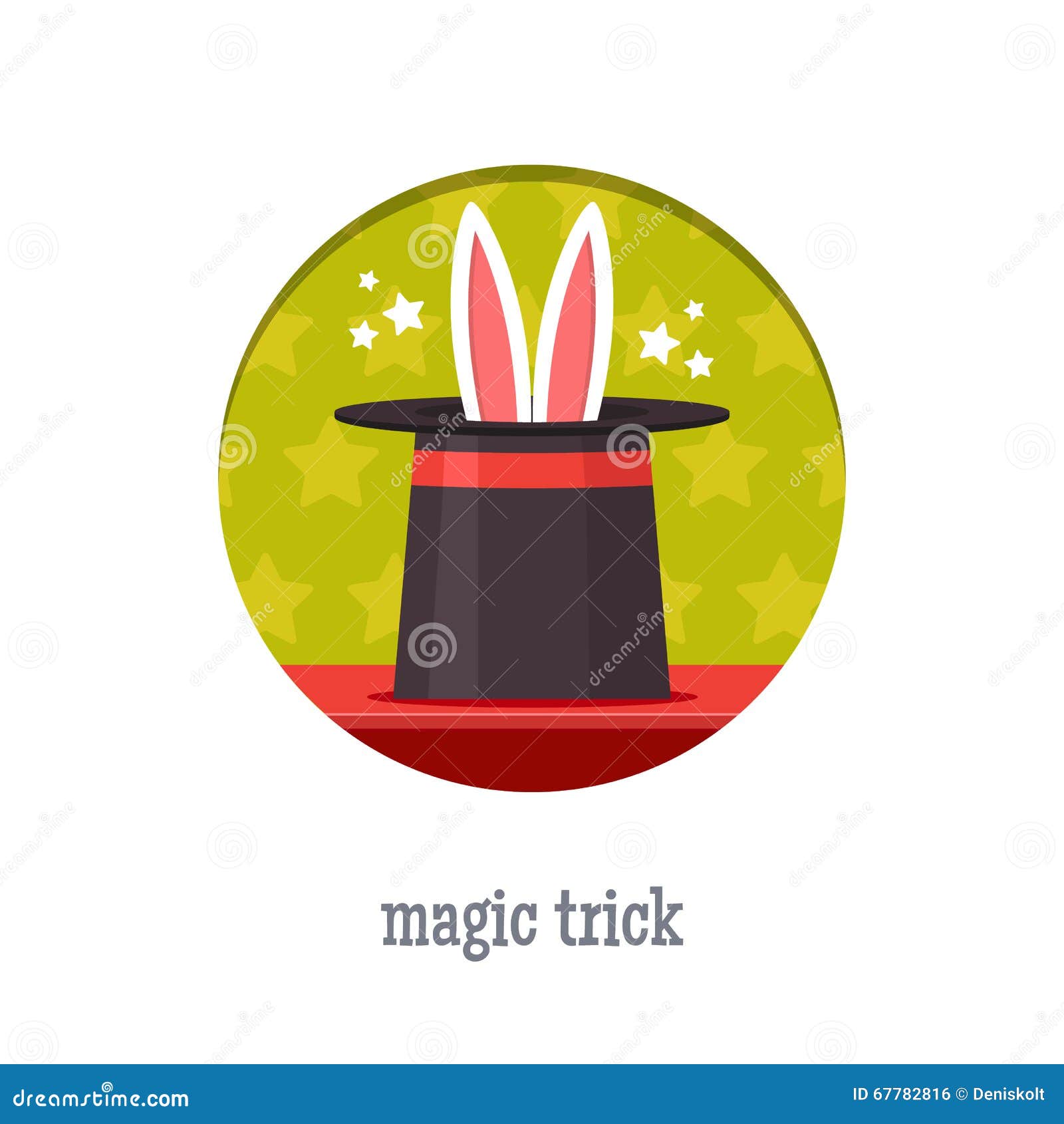Magic trick icon stock vector. Illustration of illusionist - 67782816