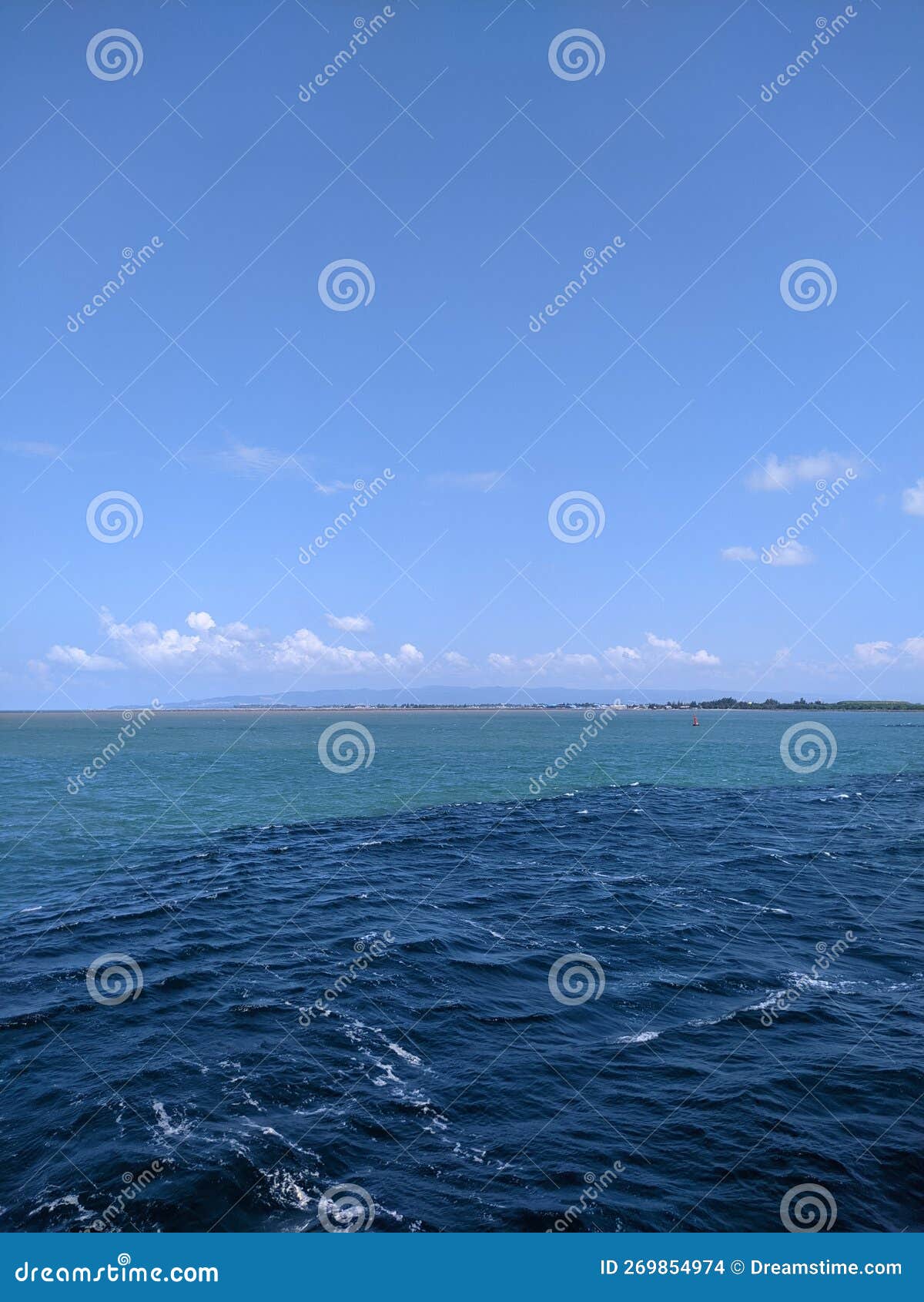 Magic of Two Colours Ocean in Aceh Stock Photo - Image of vehicle ...