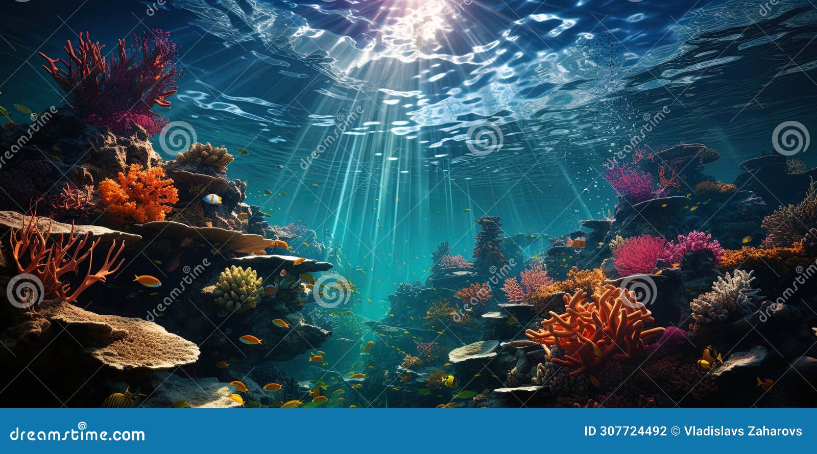 Magic Underwater: Bright Colors of the Seabed Create a Mystical Picture ...