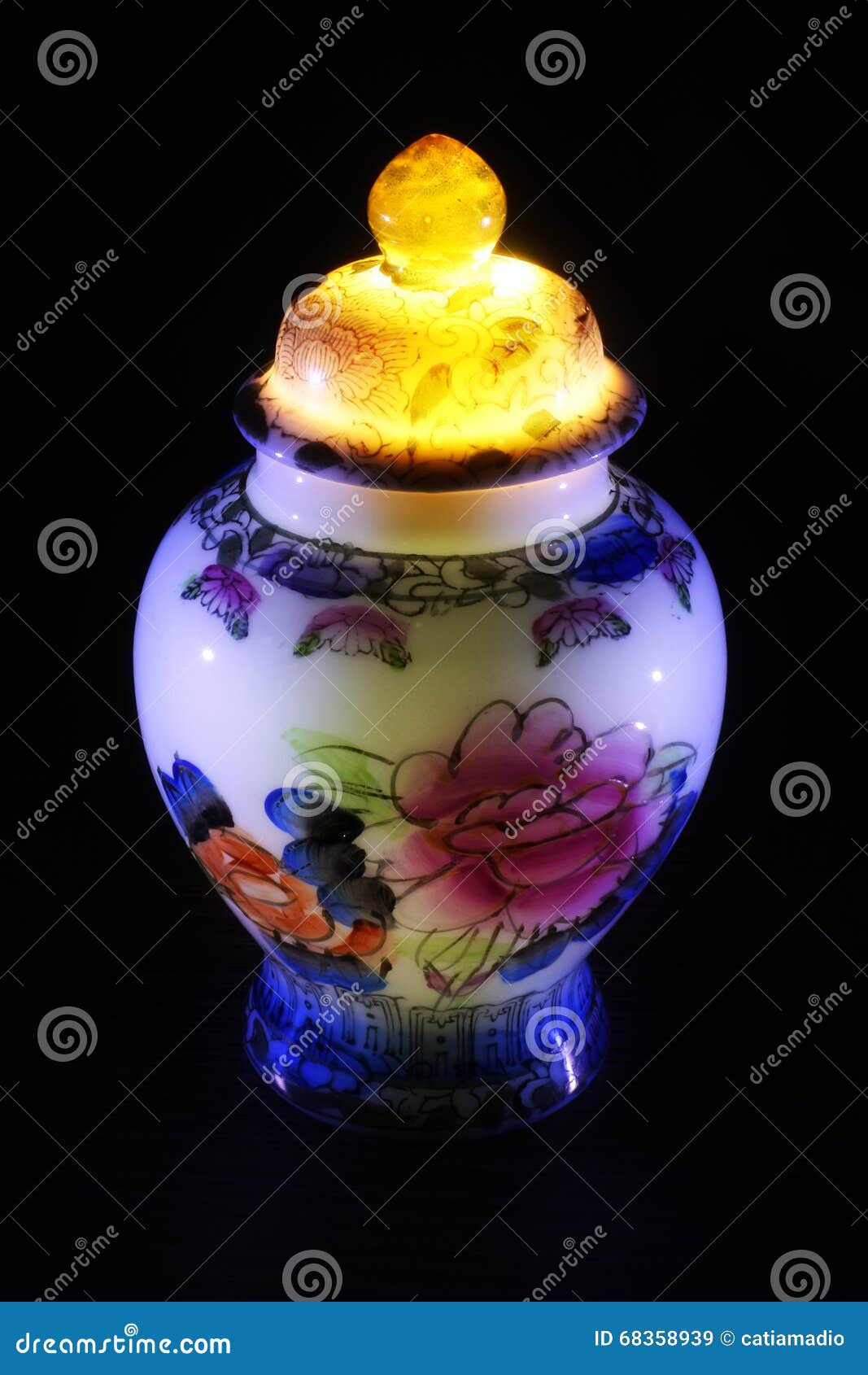 Magic vase stock image. Image of magic, black, yellow - 68358939