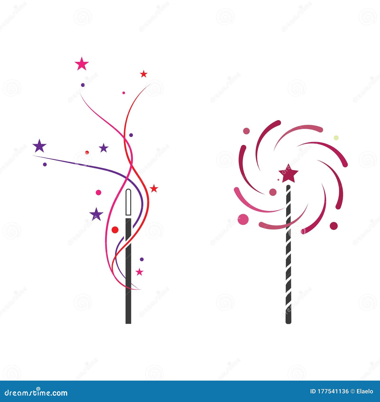 Magic Vector Icon Illustration Stock Vector - Illustration of luxury ...
