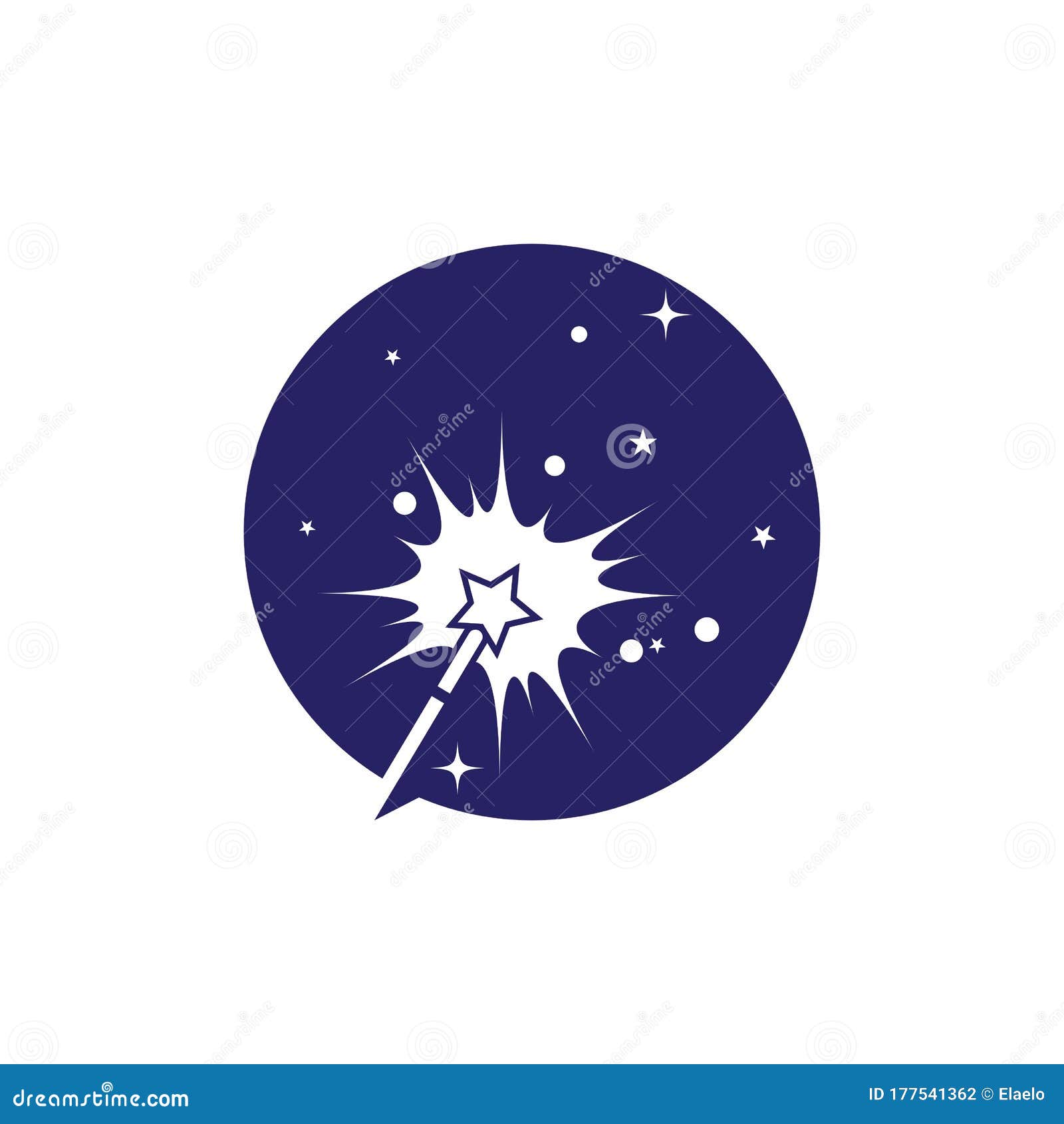 Magic Vector Icon Illustration Stock Vector - Illustration of circus ...