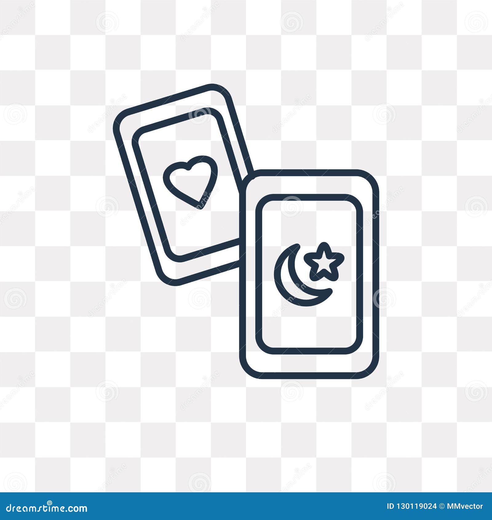 Magic Vector Icon Isolated on Transparent Background, Linear Mag Stock ...