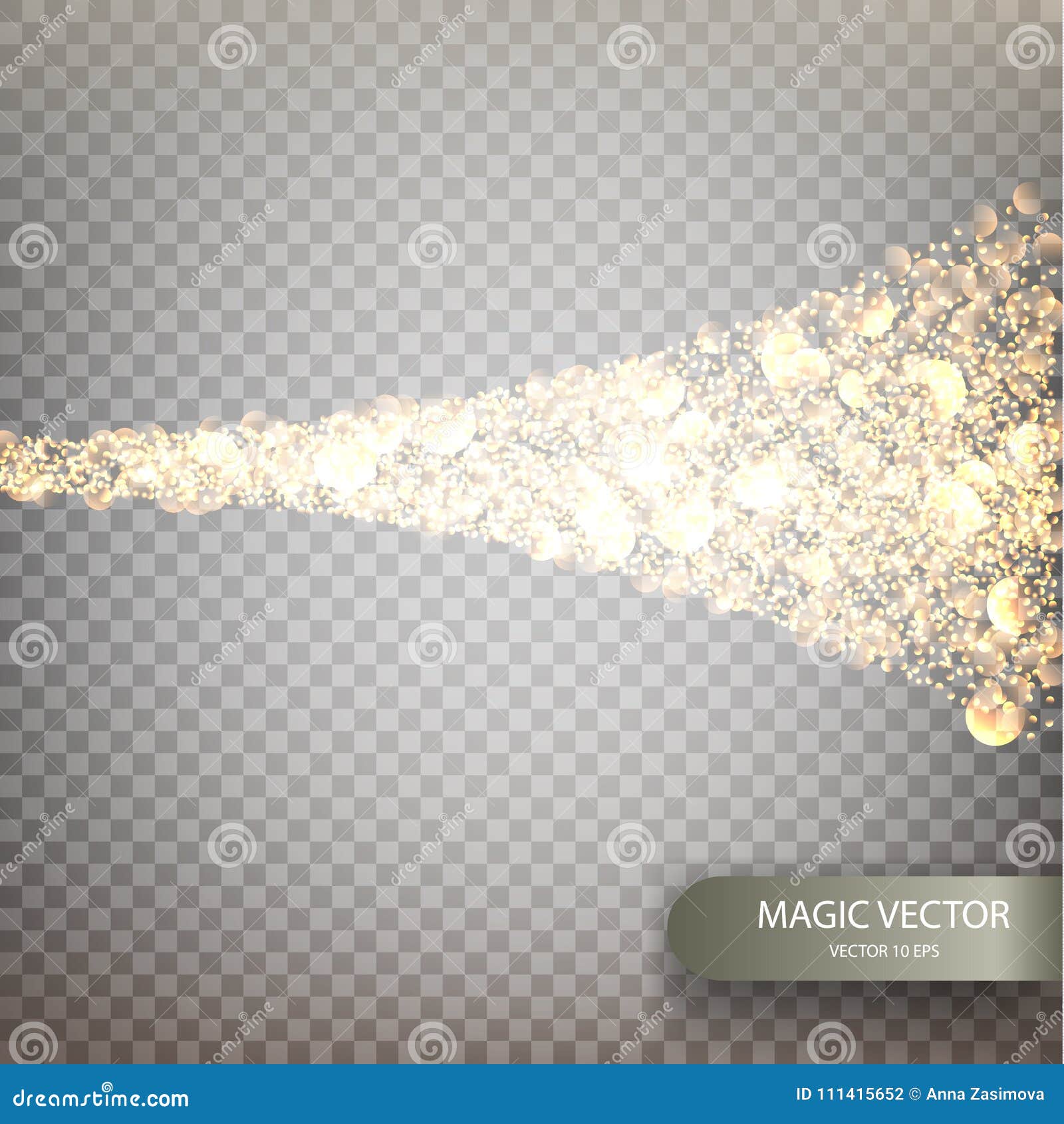 Magic Vector Luminous Background. Stock Vector - Illustration of glitz ...