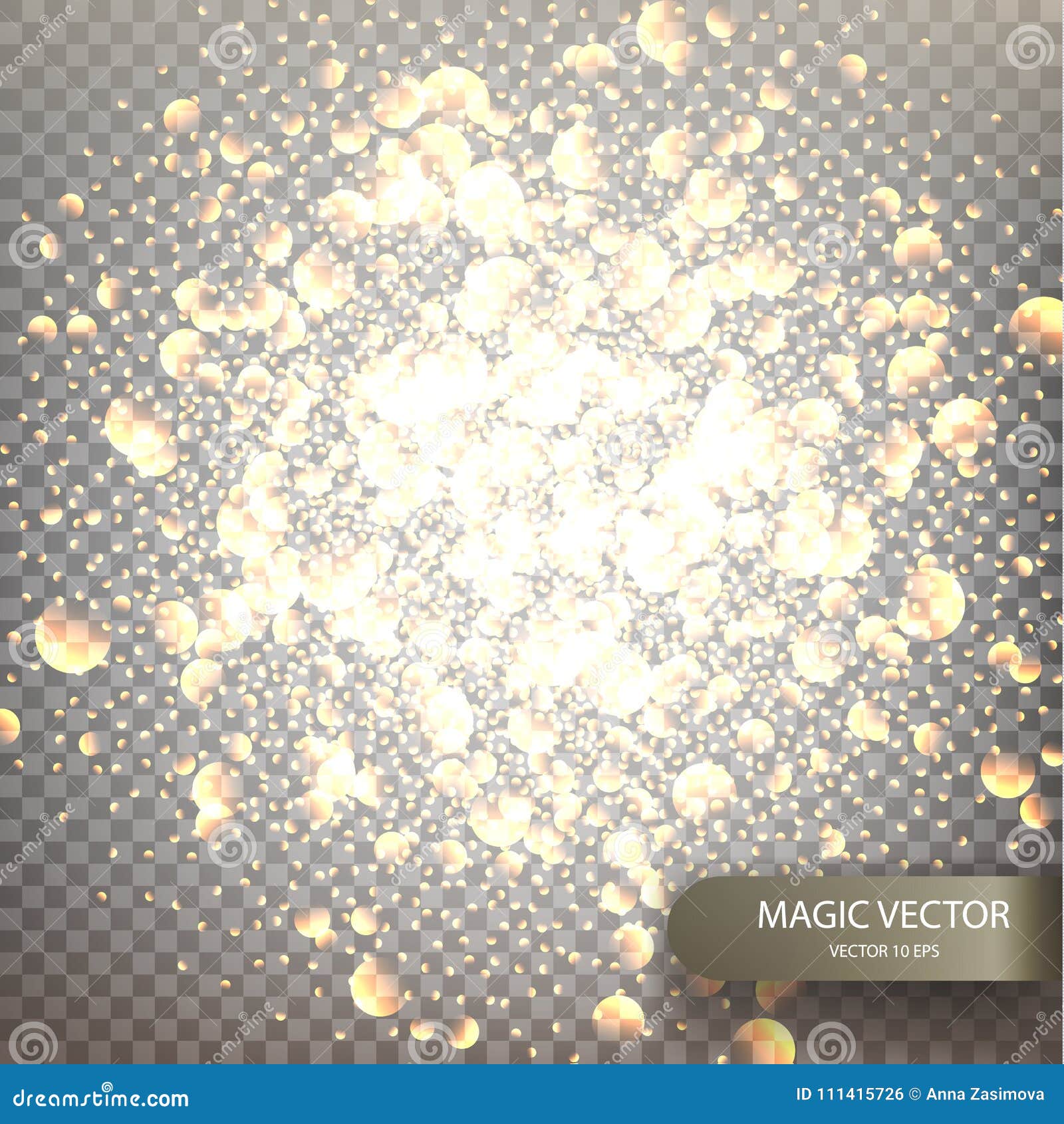 Magic Vector Luminous Background. Stock Vector - Illustration of filter ...