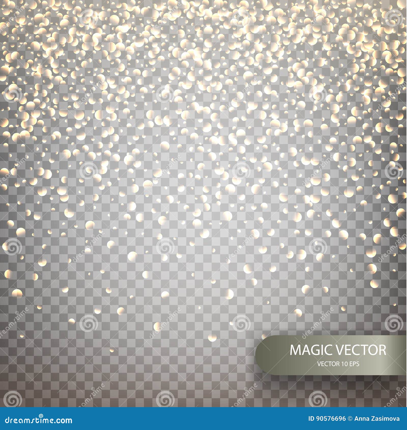 Magic Vector Luminous Background. Stock Vector - Illustration of ...