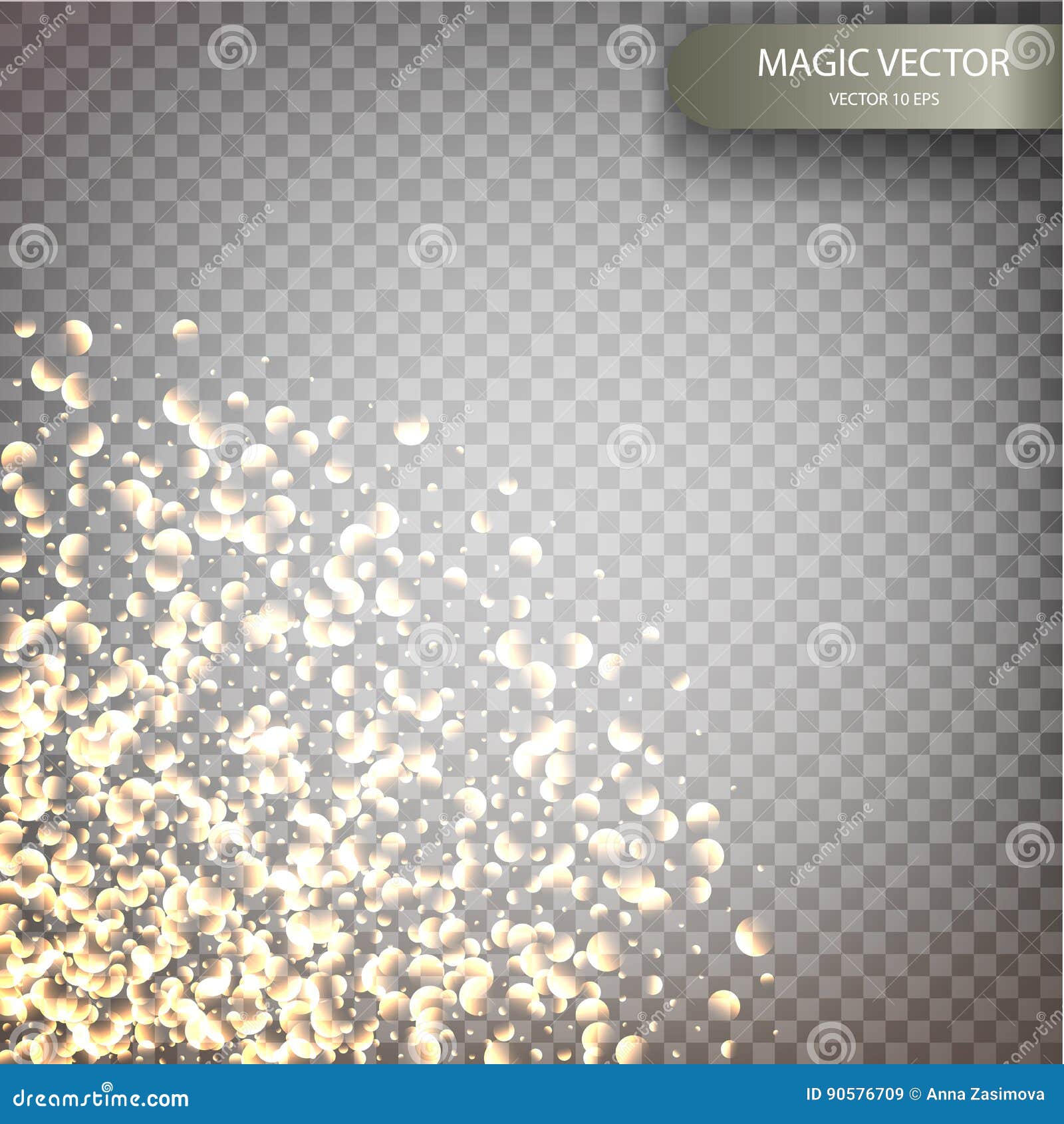 Magic Vector Luminous Background. Stock Vector - Illustration of ...