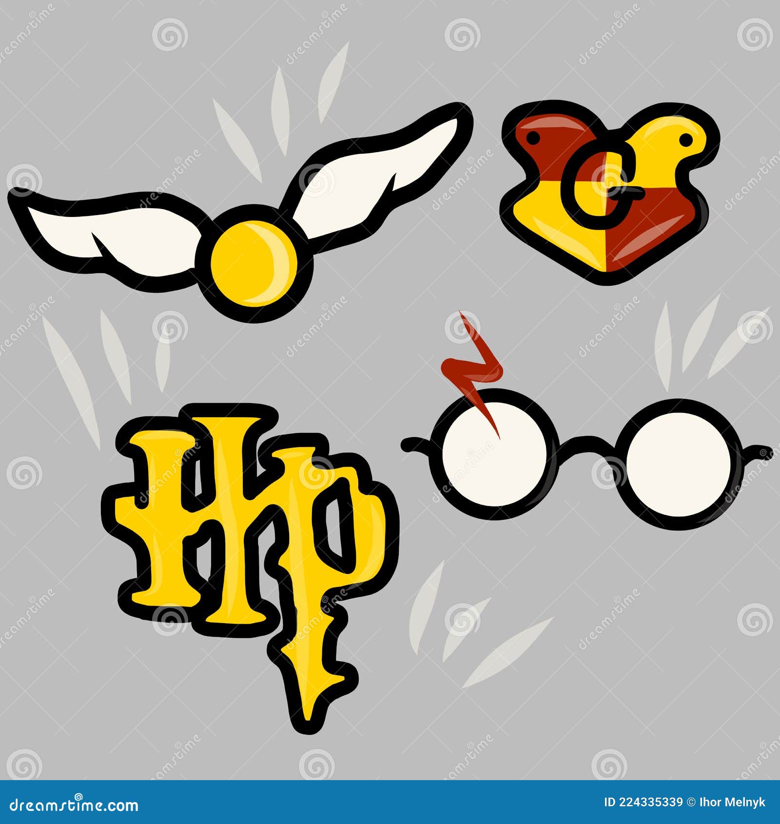 Magic vector set stock vector. Illustration of design - 224335339