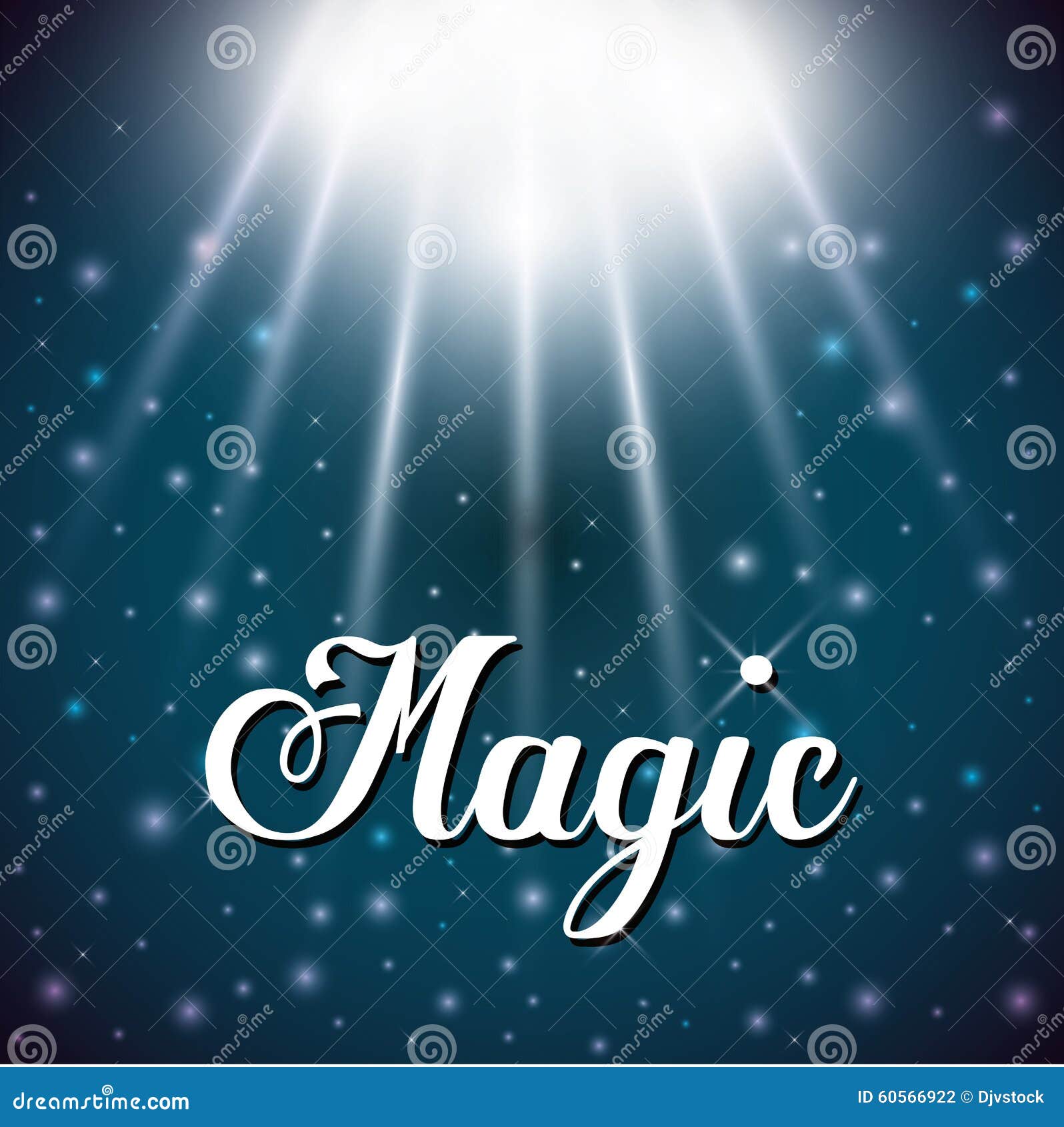 Magic vector stock vector. Illustration of stars, sorcery - 60566922