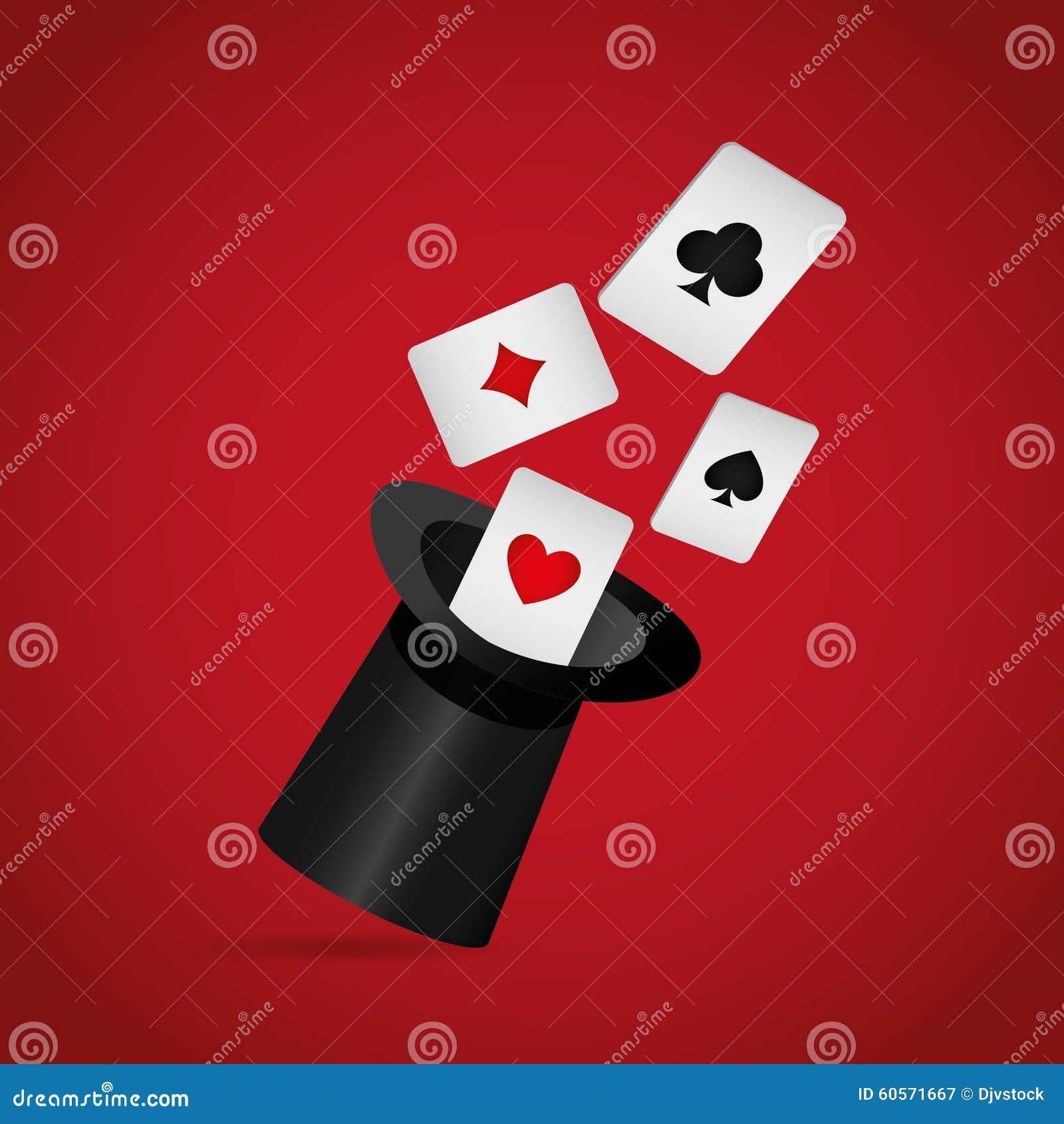 Magic vector stock illustration. Illustration of cards - 60571667