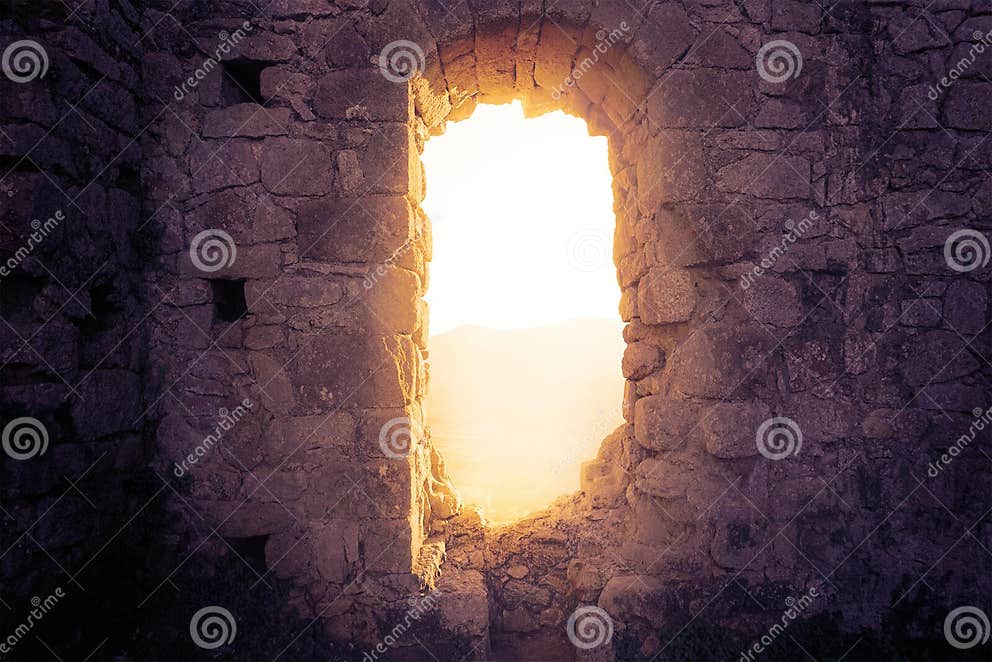 Magic Viewpoint of a Castle Stock Image - Image of nblinding, viewpoint ...