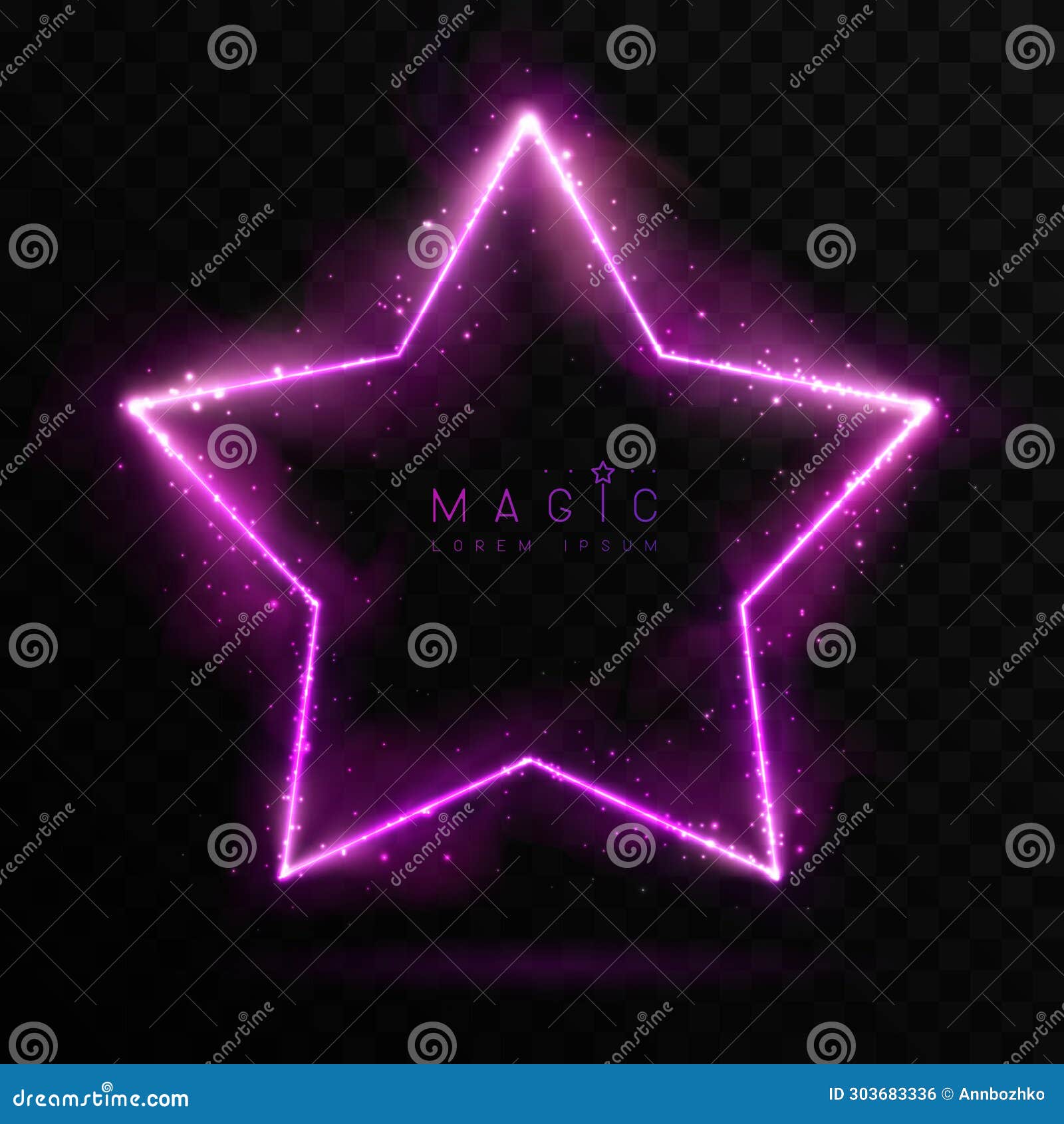 Magic Violet Hologram Vector Illustration | CartoonDealer.com #134939730