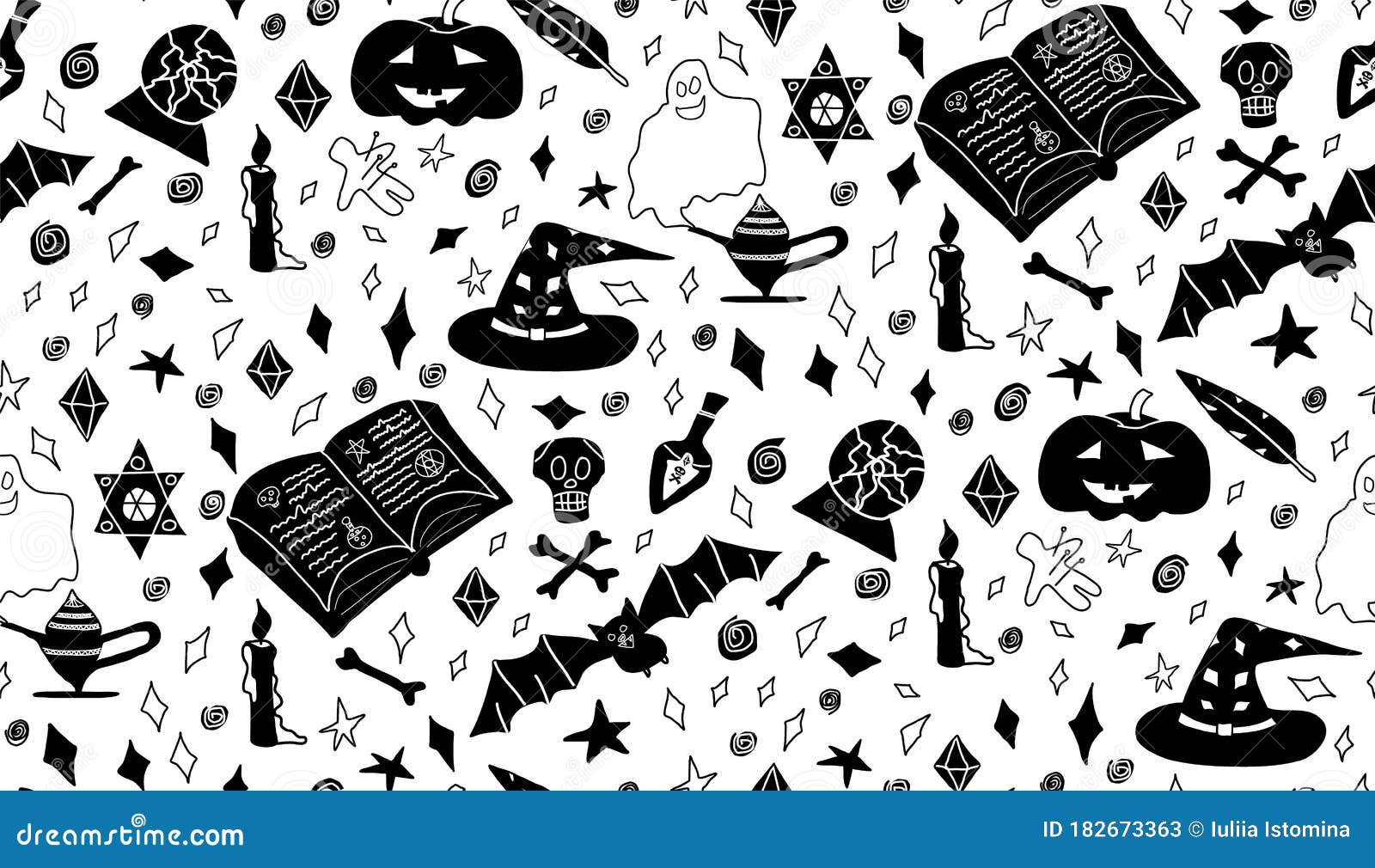 Voodoo And Magic Labels Design Vector Set | CartoonDealer.com #164310928