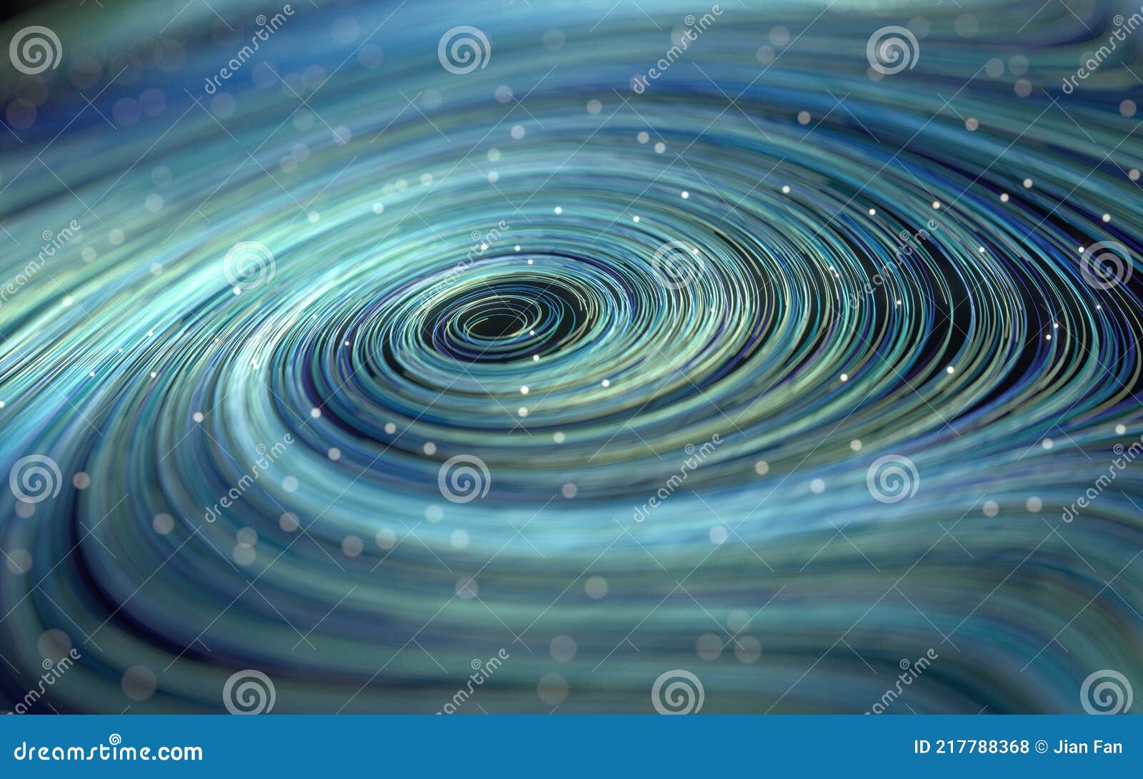 Magic Vortex Lines, Fantasy Wave Pattern, 3d Rendering Stock ...