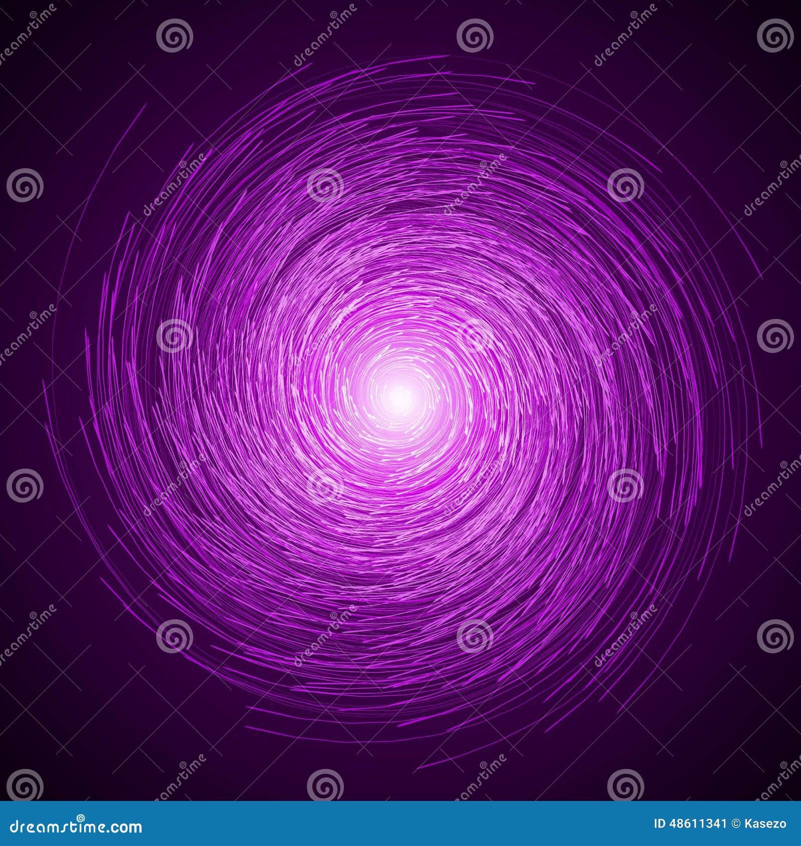 Magic Vortex with Slim Lines Stock Vector - Illustration of alchemy ...