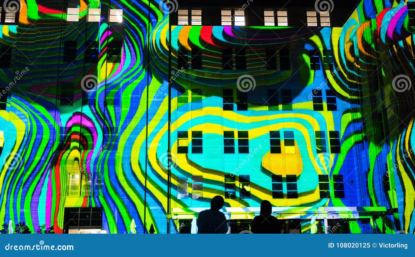 Magic Wall Neon Lights editorial image. Image of neon - 108020125