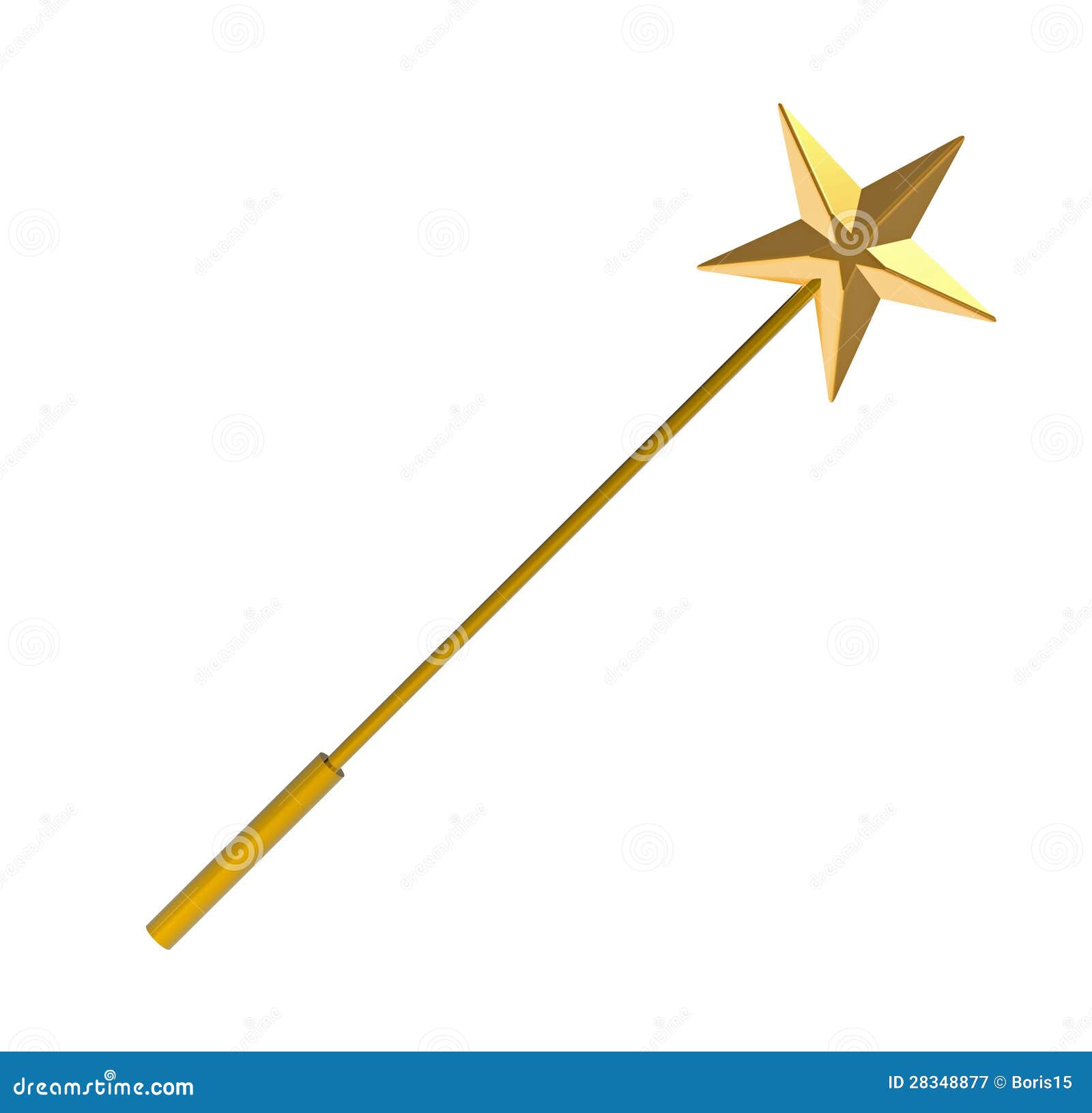 Magic wand stock illustration. Illustration of gold, magical - 28348877