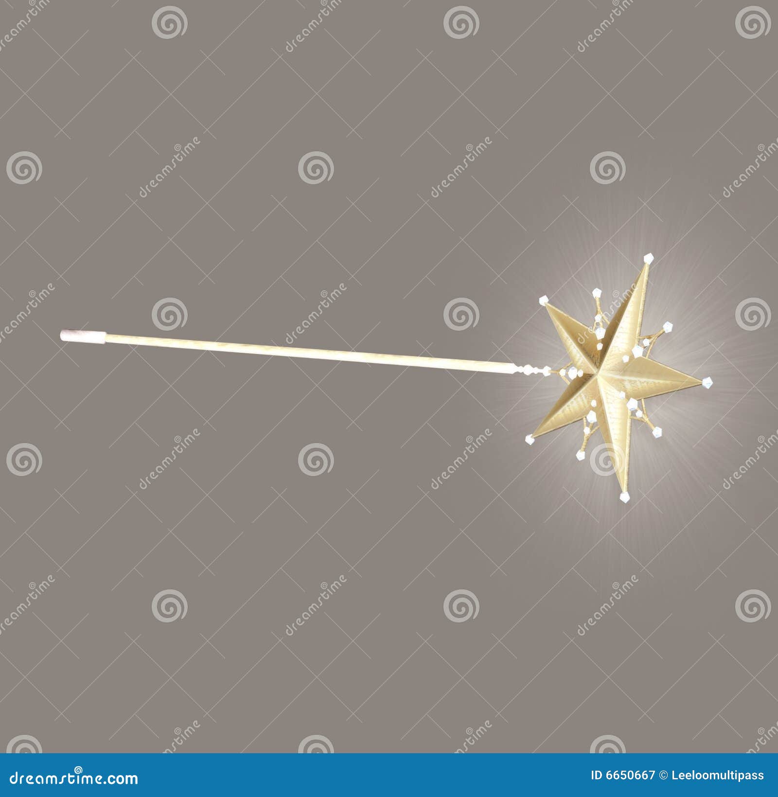 Magic Wand stock illustration. Illustration of render - 6650667