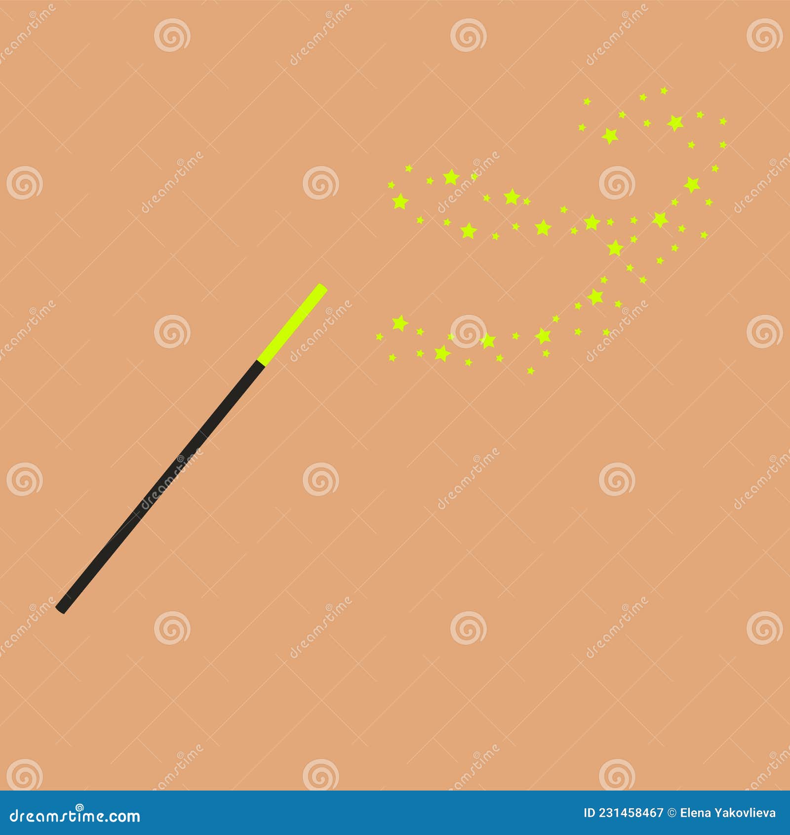 The Magic Wand. Circus, Trick, Show. Stock Vector - Illustration of ...