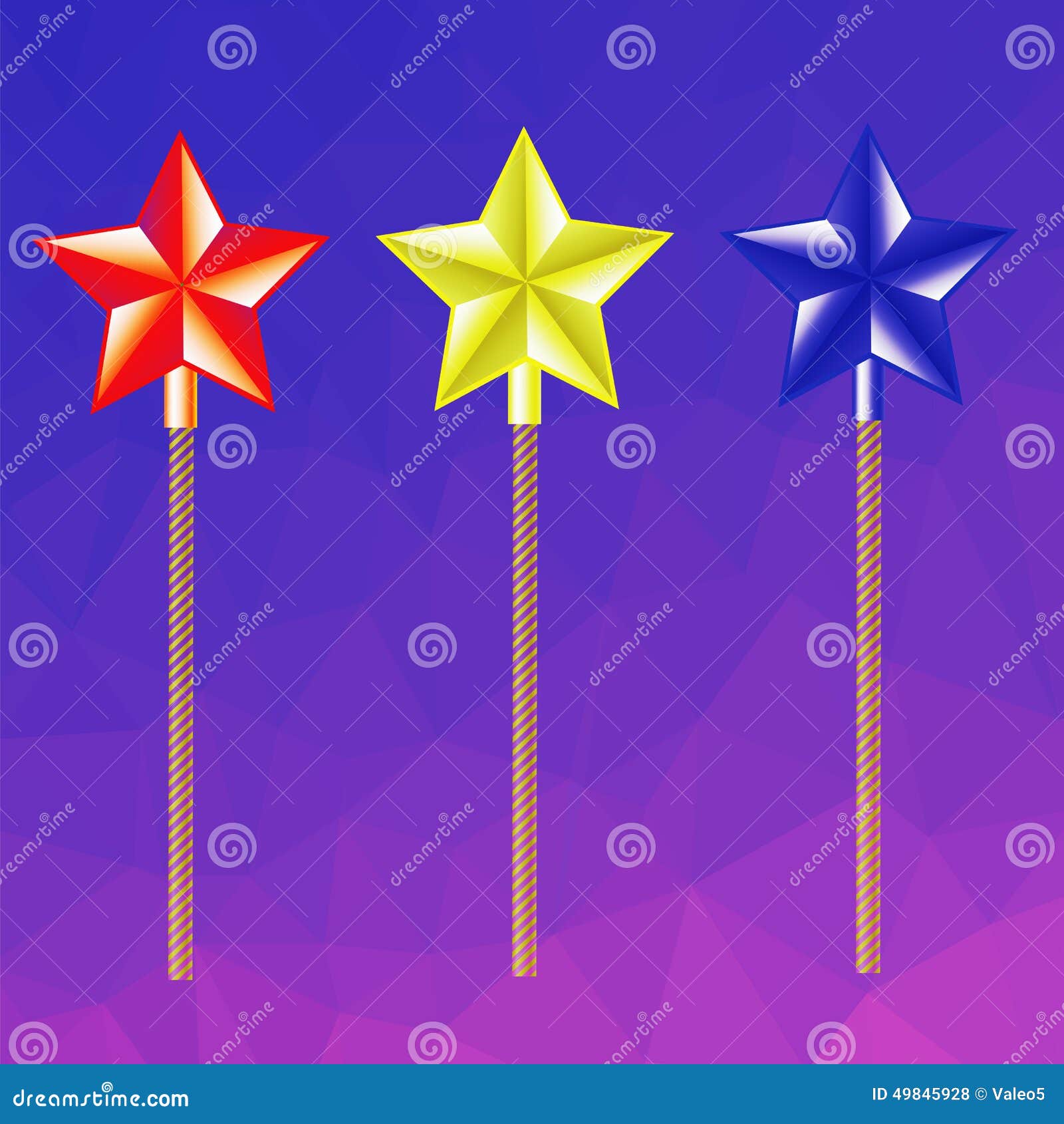 Magic wand stock vector. Illustration of fairy, play - 49845928