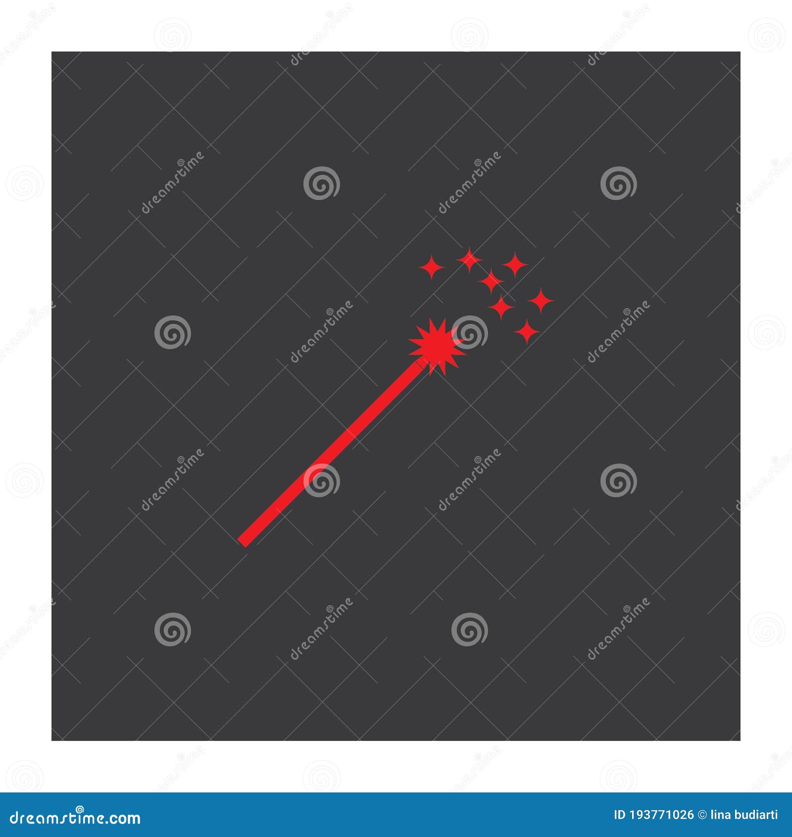 Magic wand logo stock vector. Illustration of dreams - 193771026