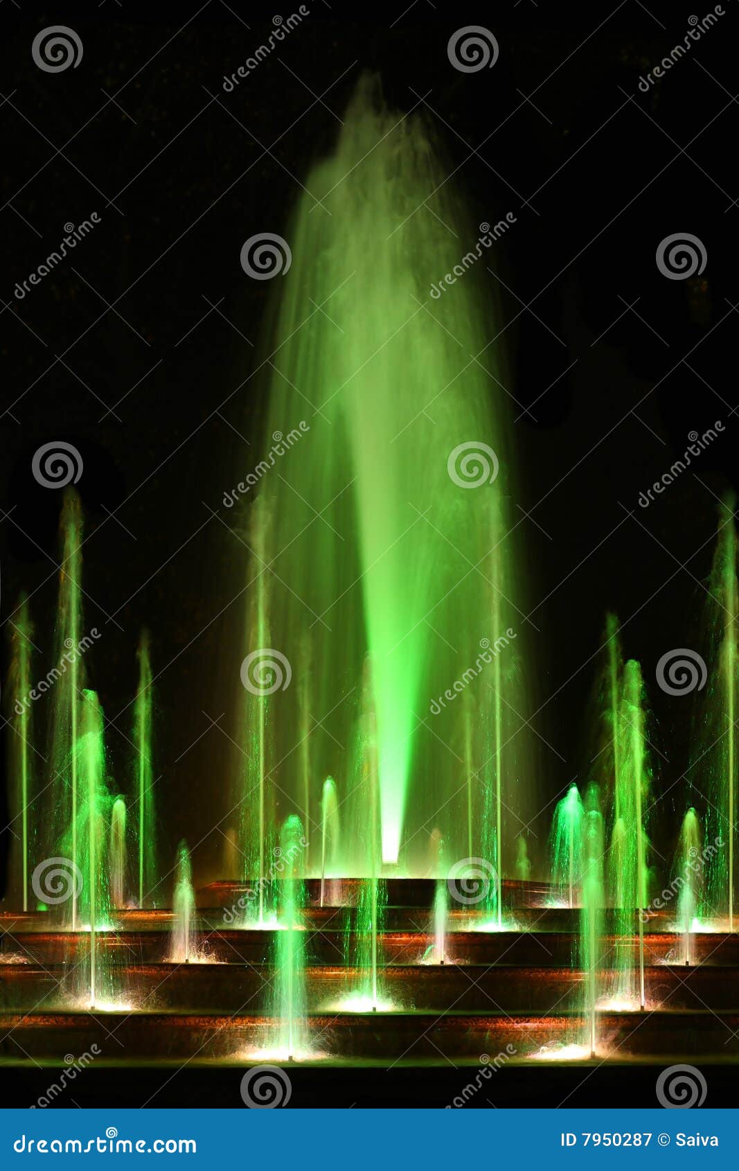 Magic water fountain stock image. Image of design, backdrop - 7950287