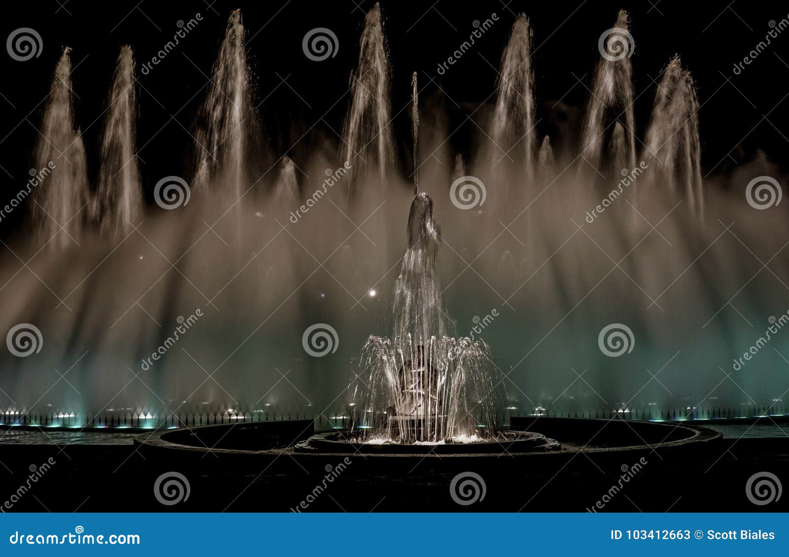 The Magic Water Show stock image. Image of outdoors - 103412663