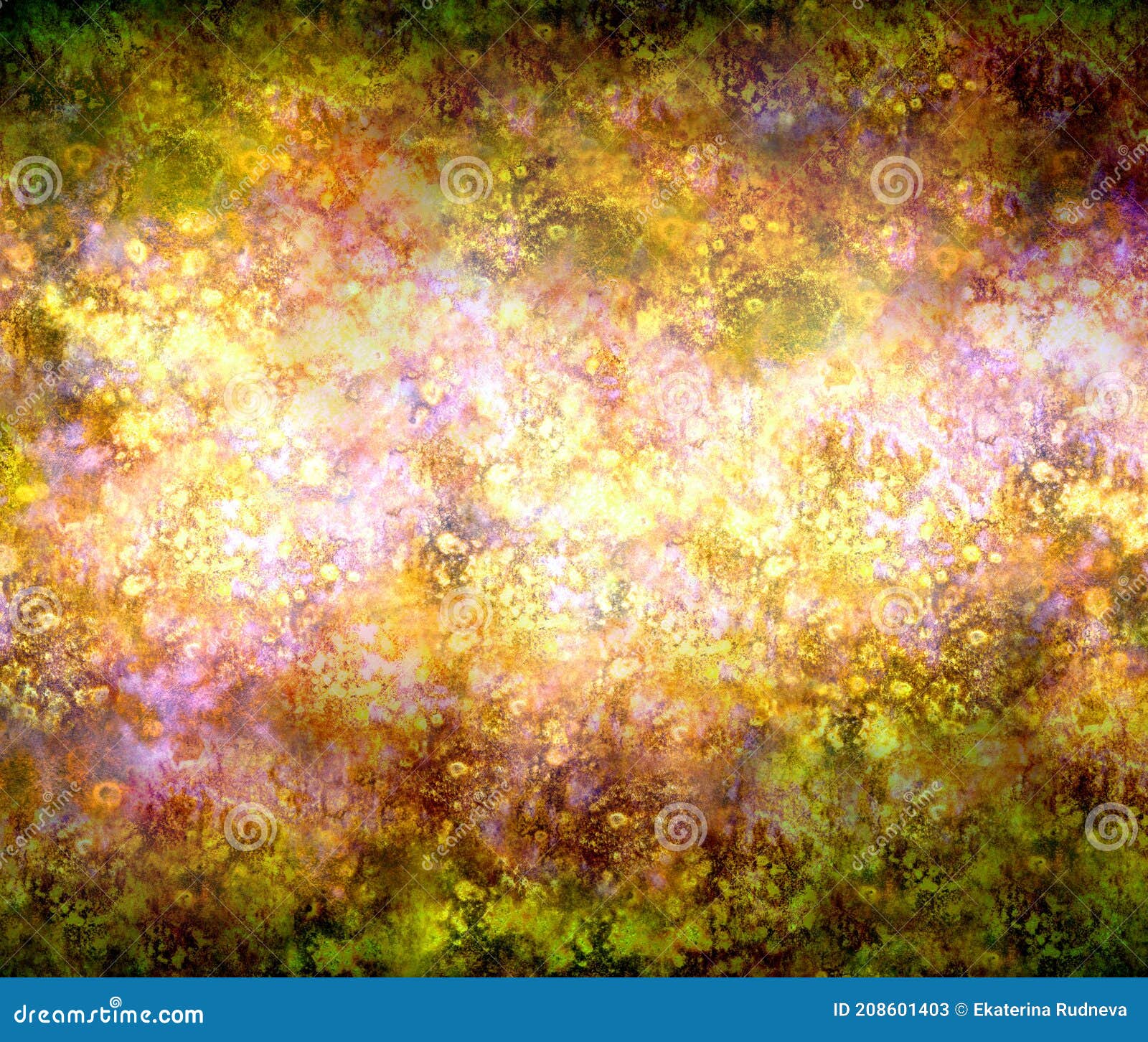 Magic Watercolor Background Hand Drawing. Drawing on Paper, Scanned ...