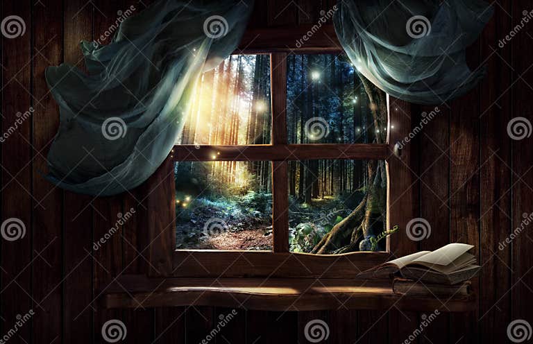 Magic window stock image. Image of manipulation, lights - 54925473