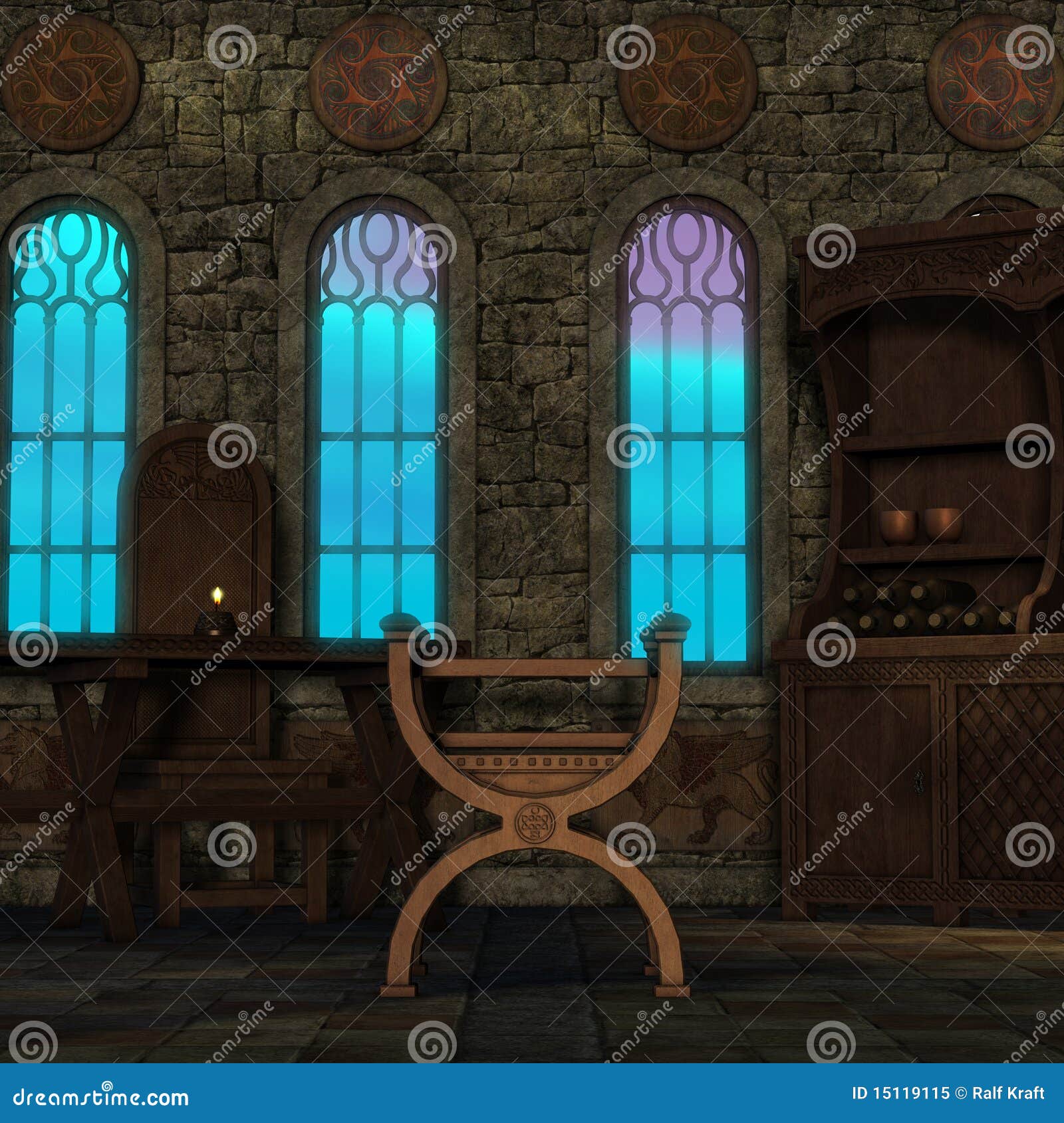 Magic Window In A Fantasy Setting Royalty-Free Stock Image ...