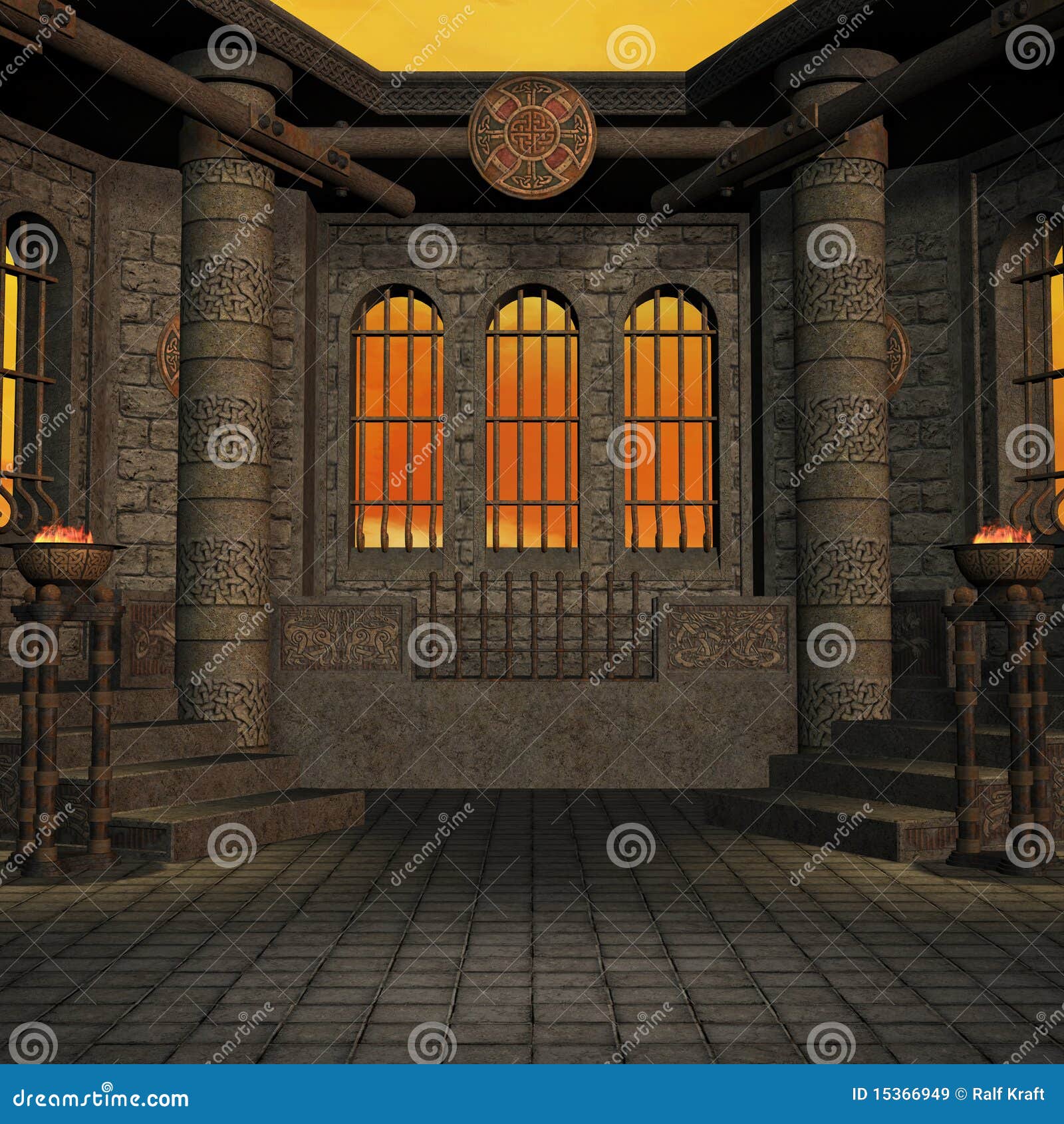 Magic Window In A Fantasy Setting Royalty-Free Stock Image ...