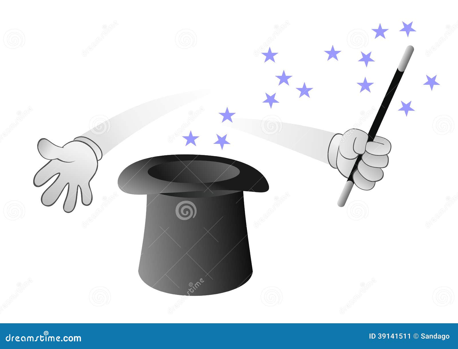 Magic wish stock vector. Illustration of isolated, merlin - 39141511