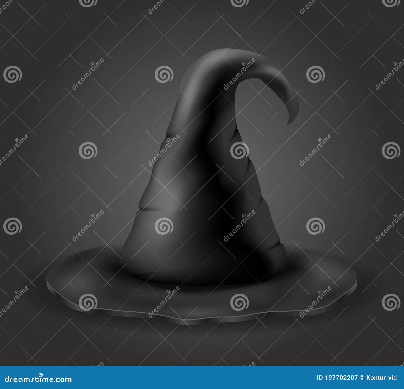 Magic Witch Hat Vector Illustration Stock Vector - Illustration of ...