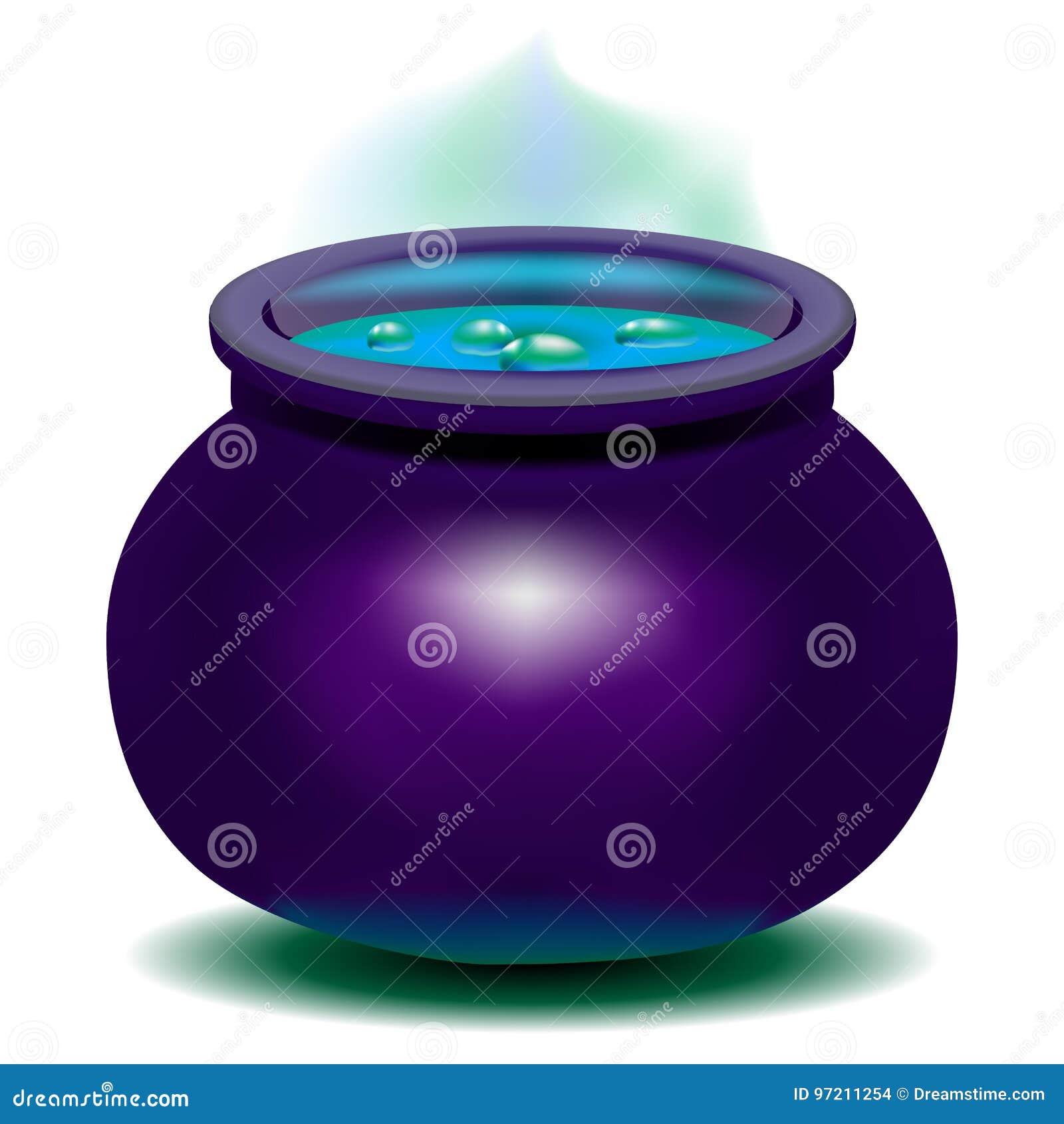 Magic Witch Kettle stock illustration. Illustration of october - 97211254