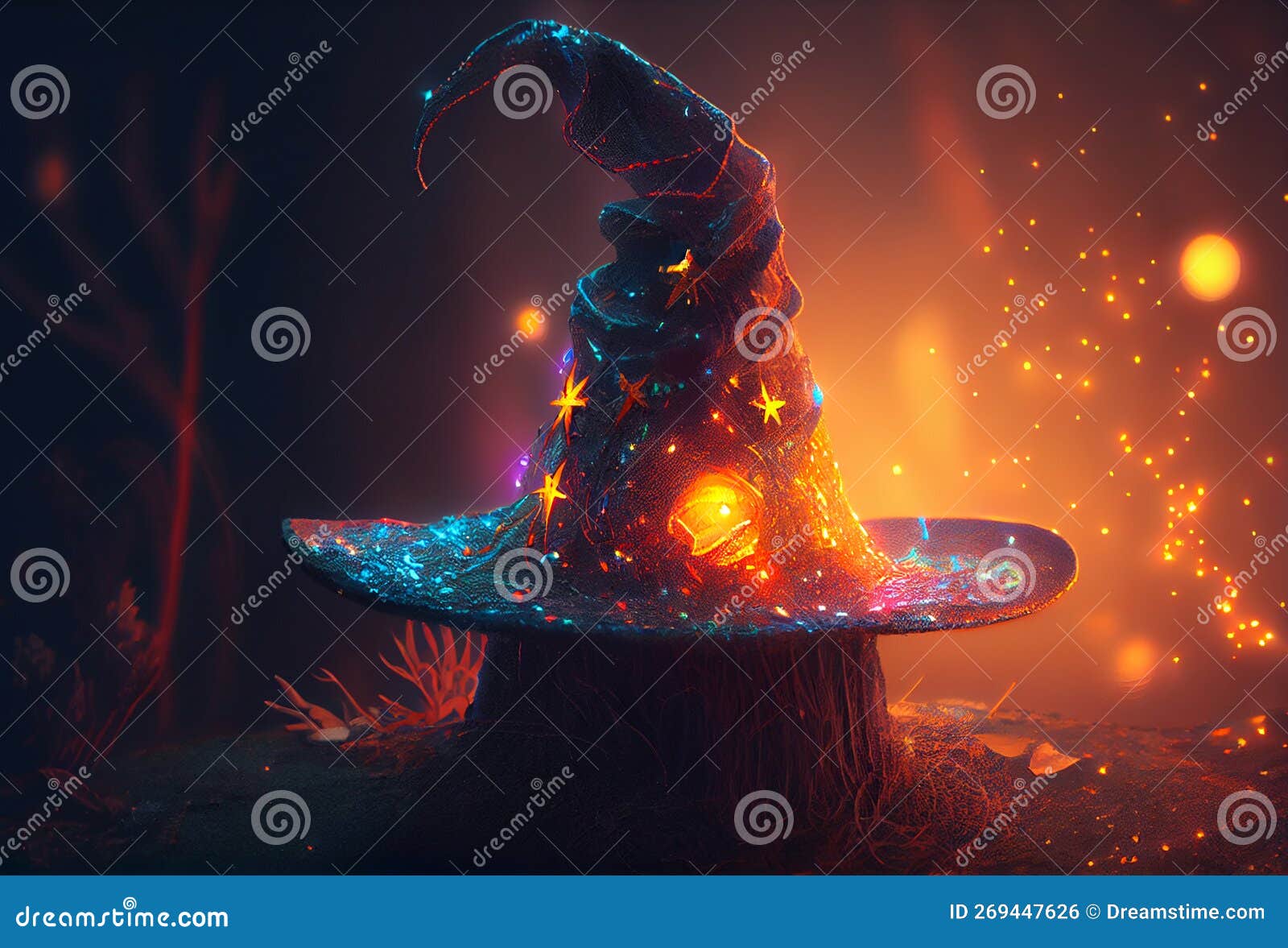 Magic Wizard On White Stock Photo | CartoonDealer.com #119599272