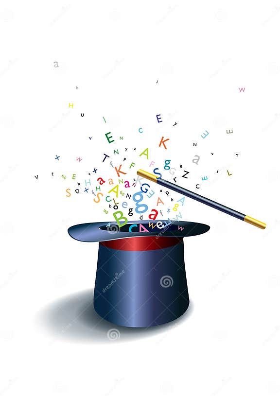 Magic words stock vector. Illustration of flying, learning - 12701068