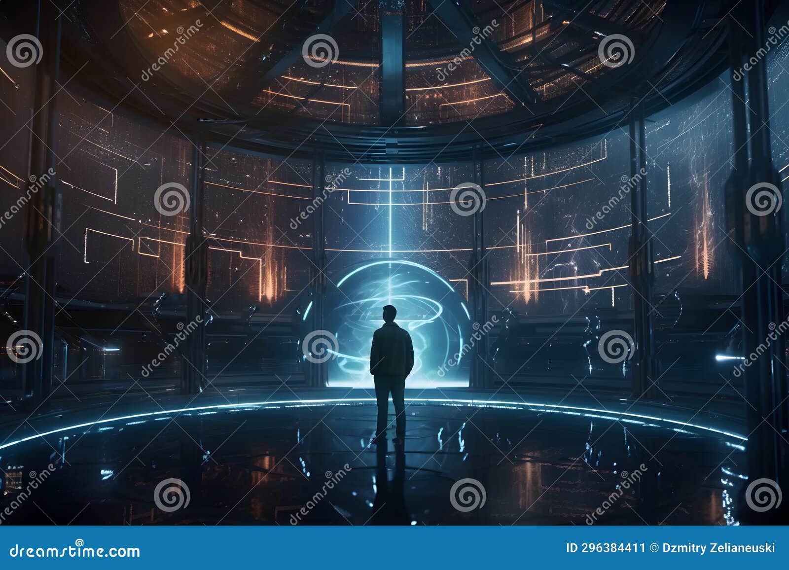 Magic of the World. Generative AI. Stock Image - Image of building ...