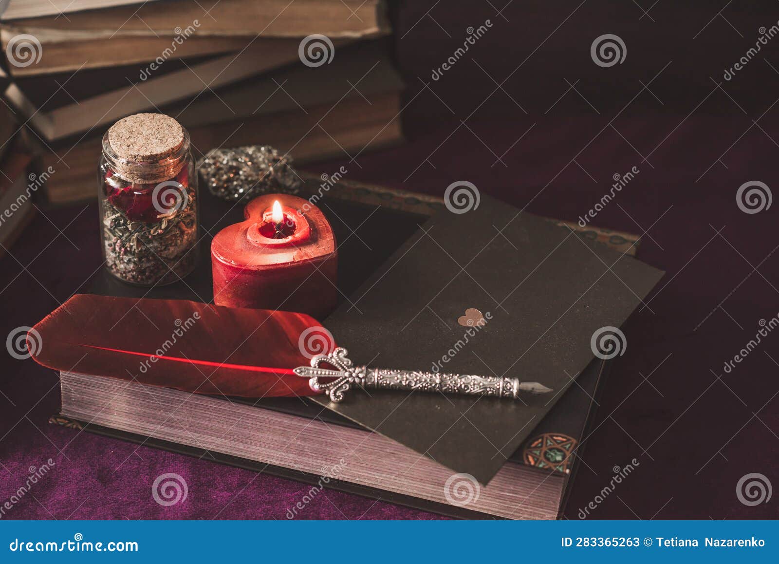 Magical Altar, Old Magic Concept, Spells and Prediction Concept Stock ...