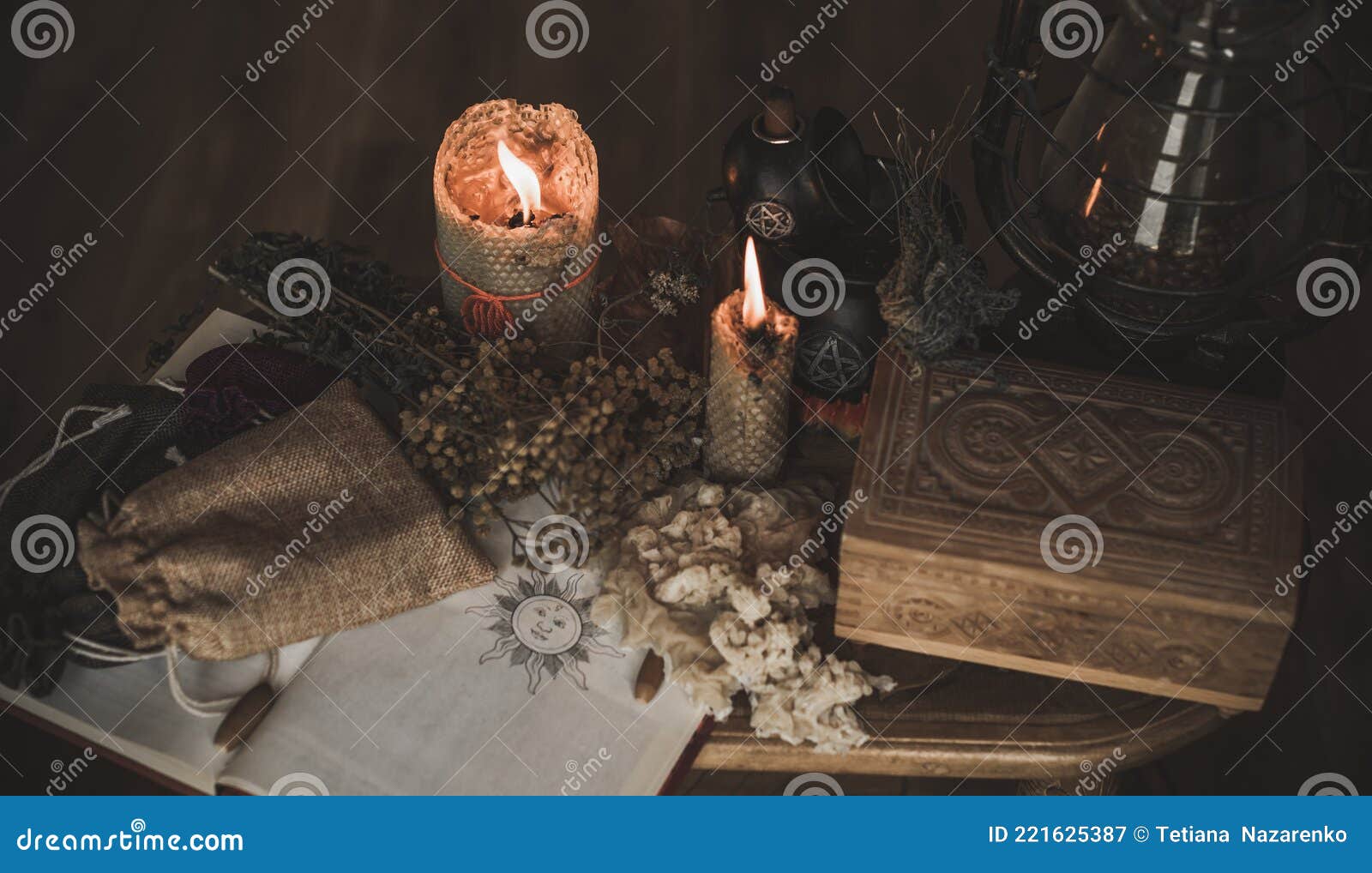 Magical Attributes, Old Magic Concept Stock Image - Image of magical ...
